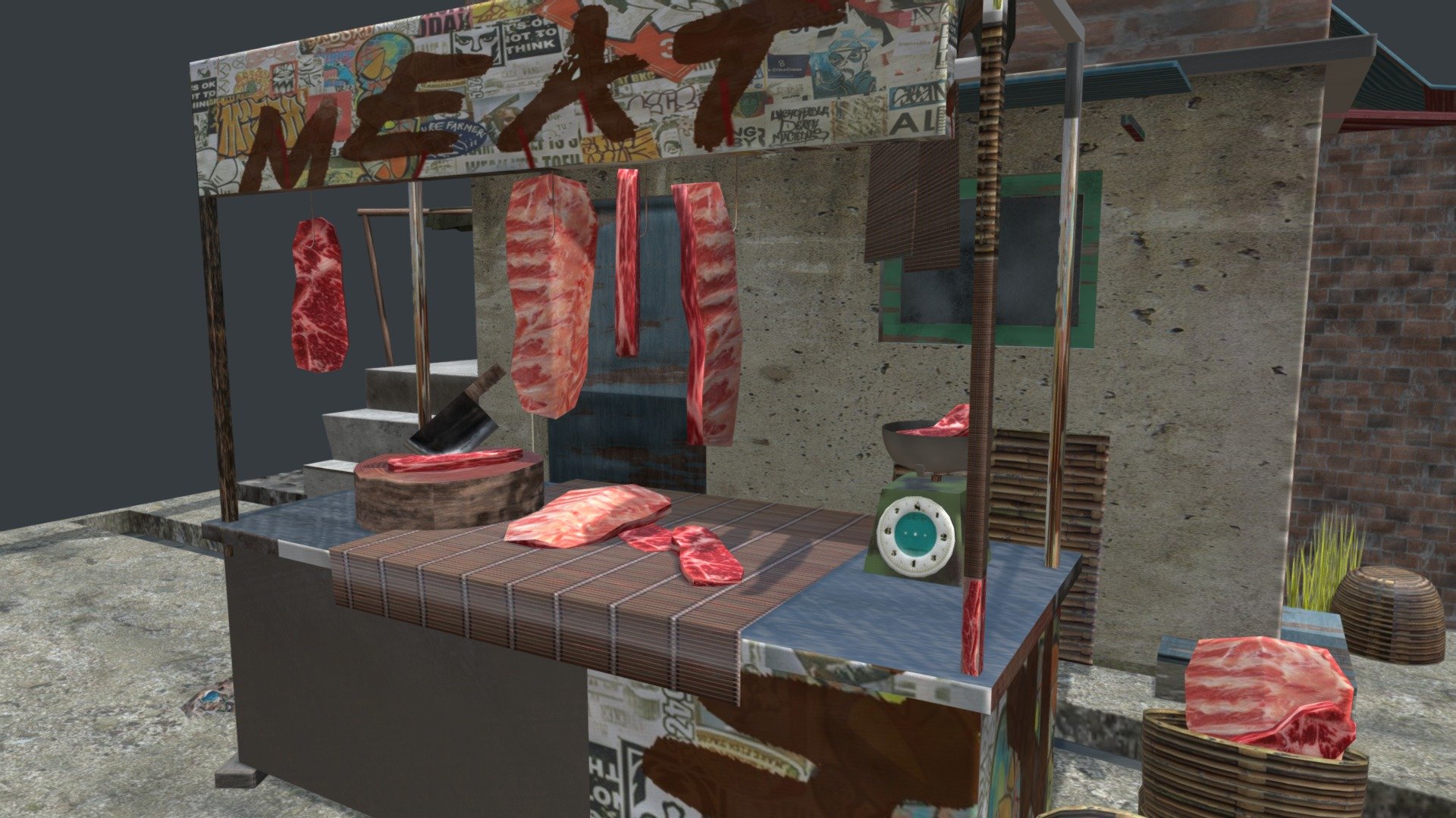 slum - Download Free 3D model by nick2046 [a554bb3] - Sketchfab