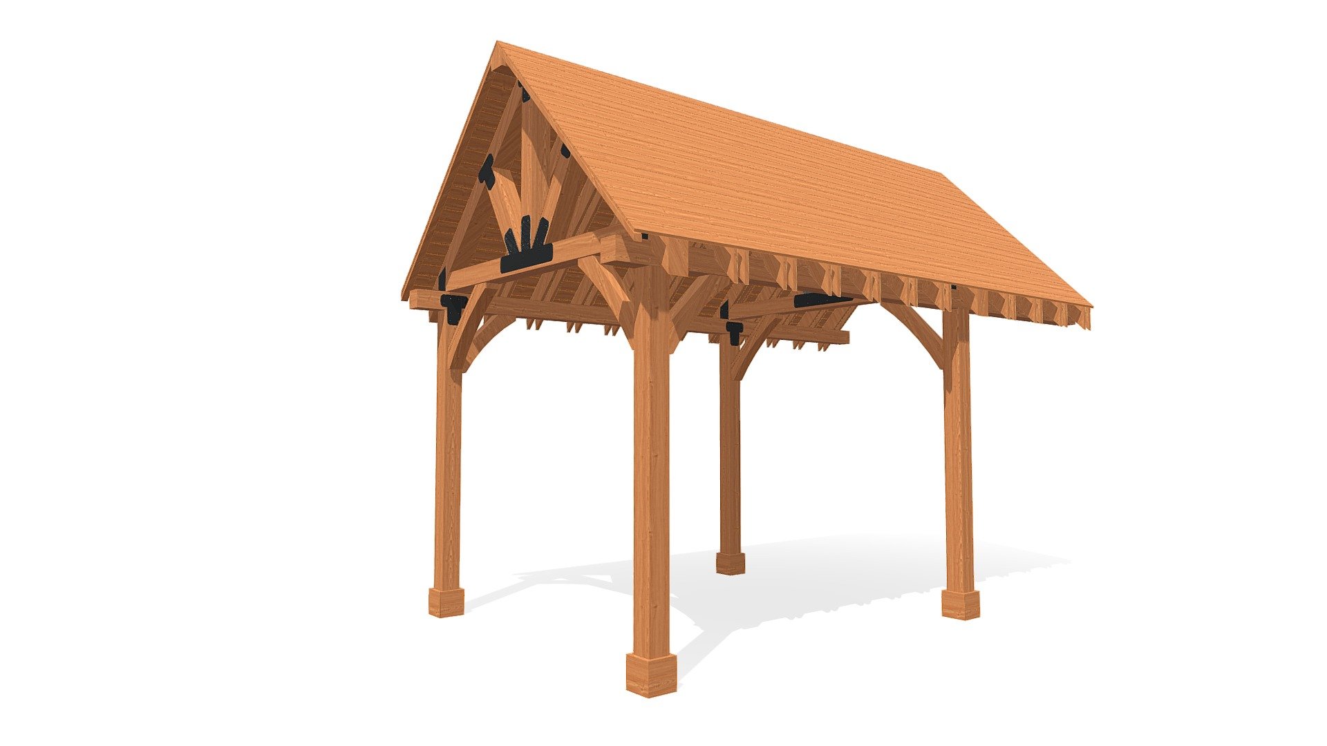 Custom Pavilion 22 ft L x 13 ft W - 3D model by Conceptual Engineering ...