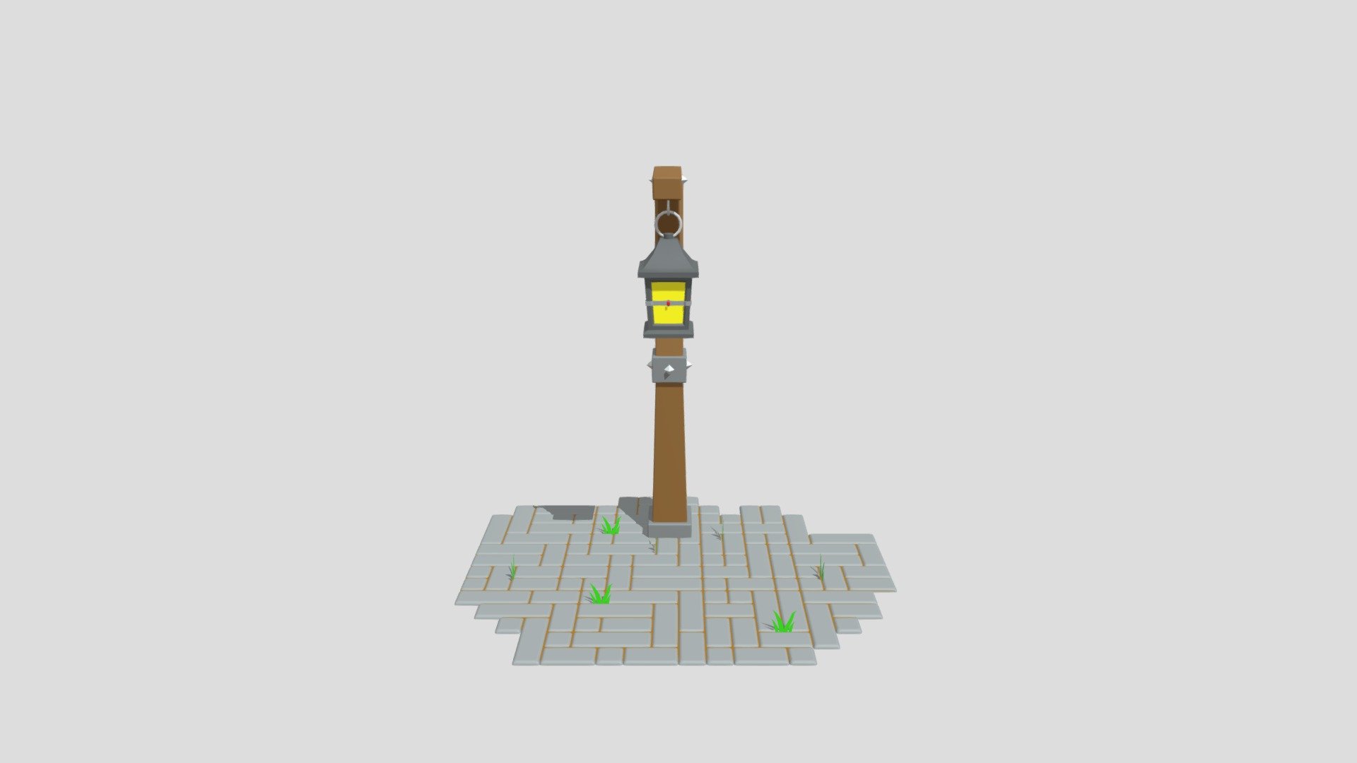 Lantern Post - 3D model by KingJam (@tarekomid) [a5555f8] - Sketchfab