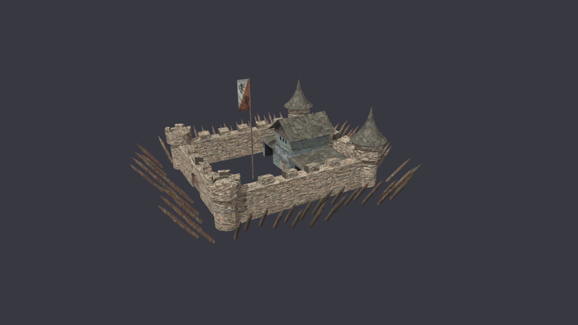 Castle - 3D model by 🅳🅴🆅🅷🆄🅱 (@devhub.developer) [a556857] - Sketchfab