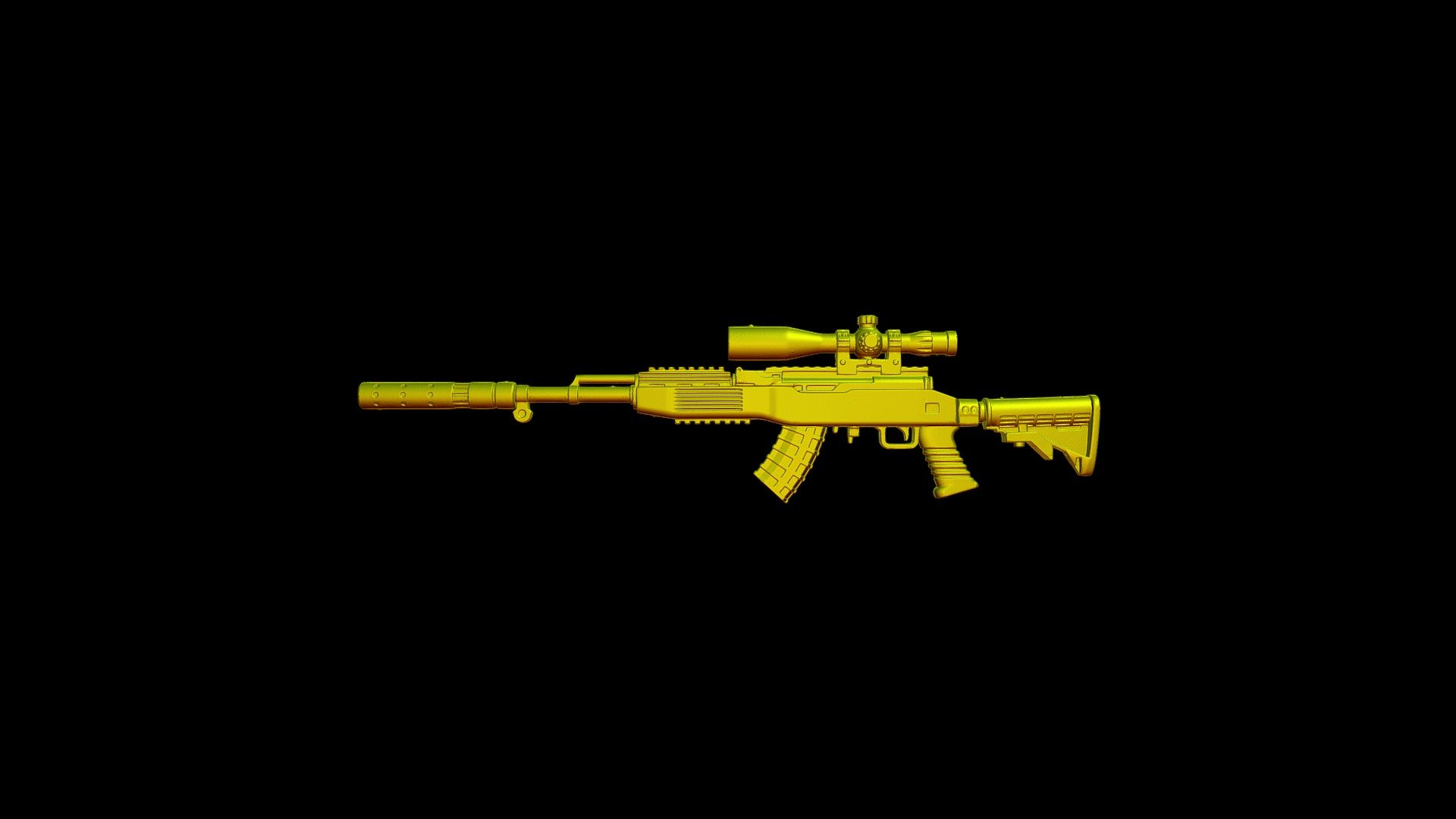 gun scanned by thunk3d jewel scanner - 3D model by thunk3d.scanner ...