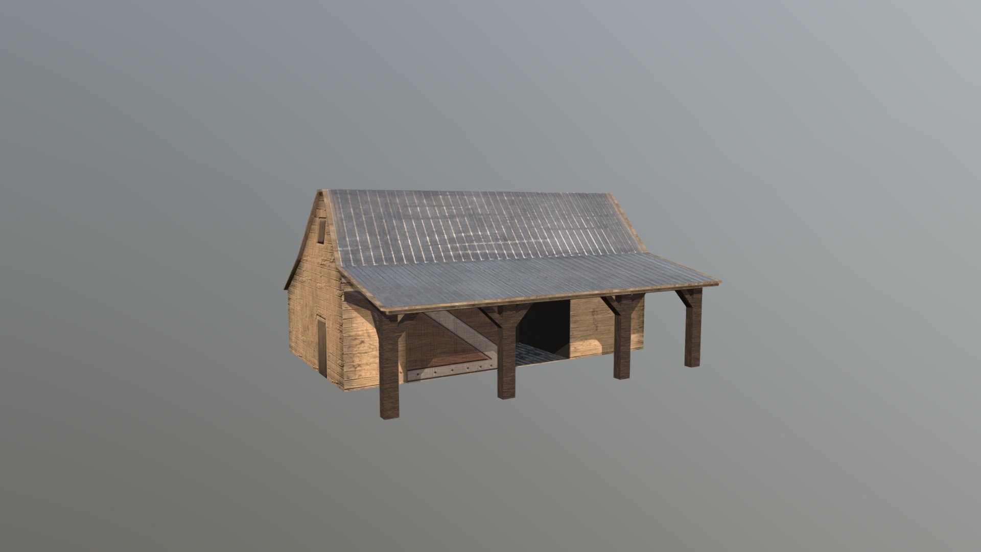 Barn - 3D model by jorge_elvira [a5596dc] - Sketchfab