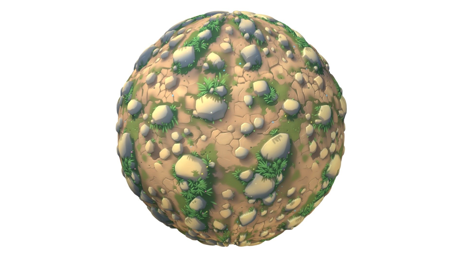 Stylized Ground Seamless Texture - Buy Royalty Free 3D model by ...