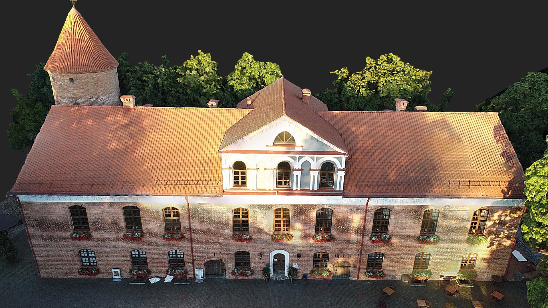 Raudondvaris Manor - 3D model by Saulius.Zaura [a55c819] - Sketchfab