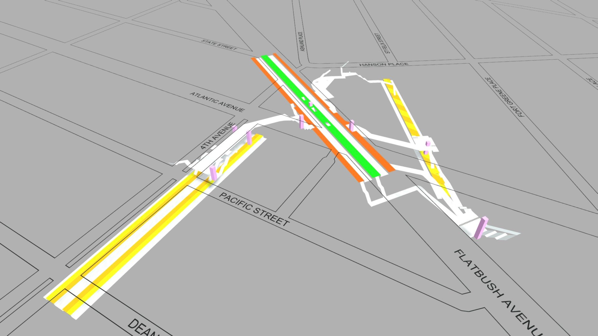 Atlantic Ave - Barclays Center Subway Station - 3D model by ...