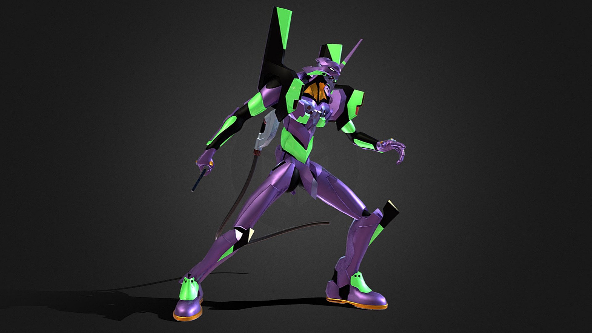 Evangelion Unit 01 - 3D model by UTF2005 [a55eaad] - Sketchfab