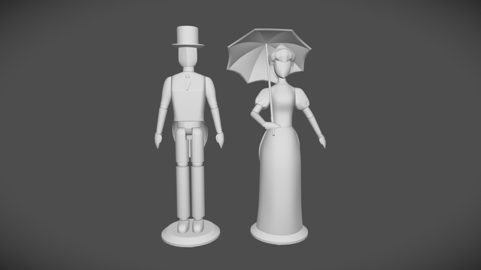 Characters for a short - 3D model by Dewira [a55ec15] - Sketchfab