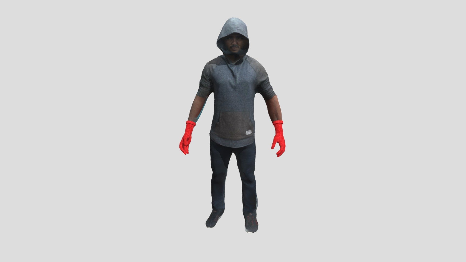 TOUHID with HOODY 3D MODEL - 3D model by ffnts085 [a55ec28] - Sketchfab