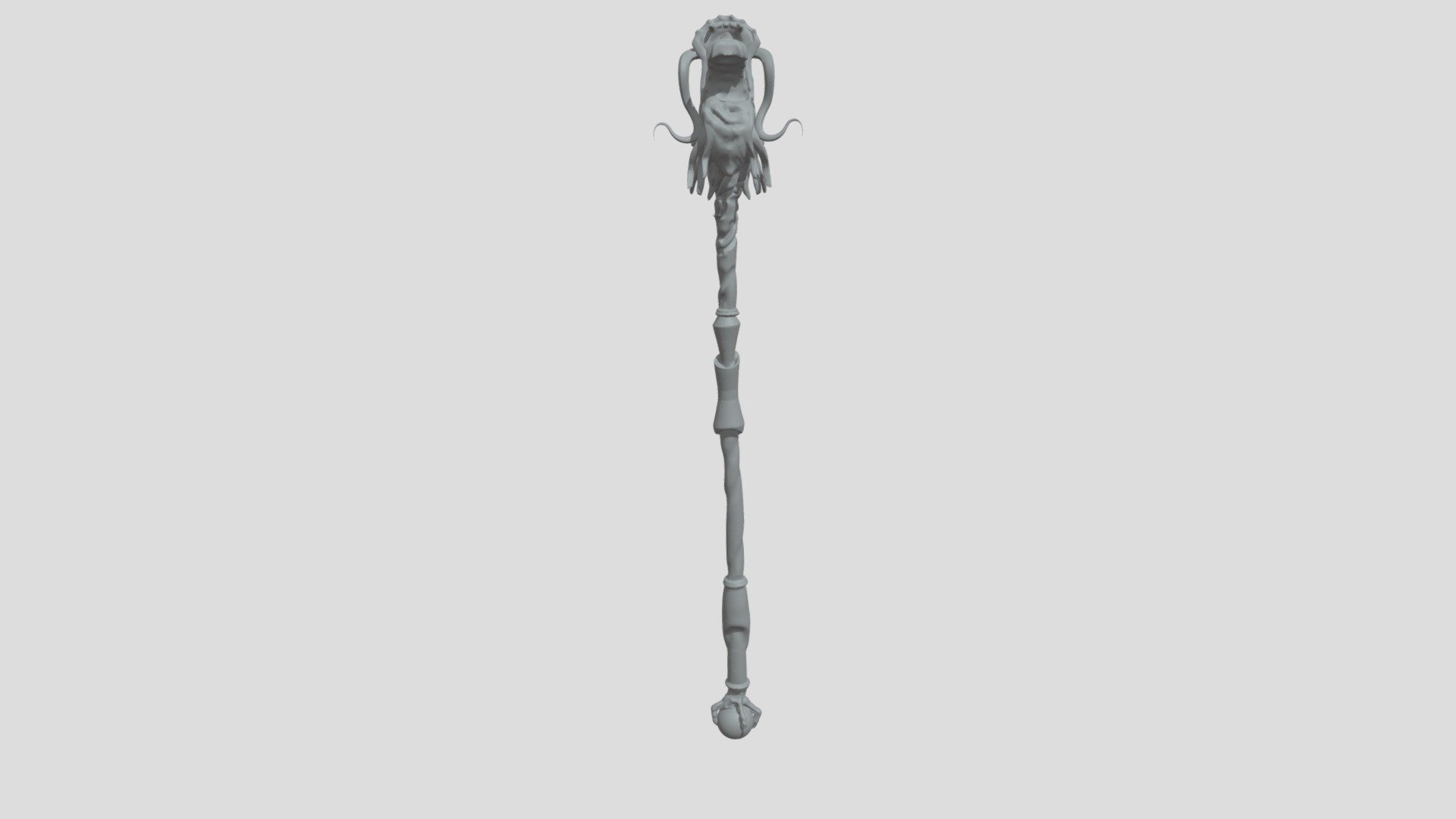 DRAGON_STAFF - 3D model by hunglt212 [a55f71c] - Sketchfab