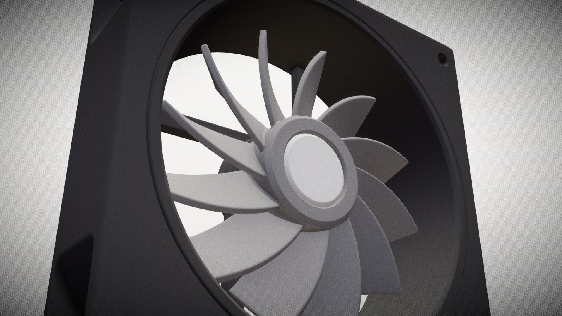 Simple fan model made in Houdini - Download Free 3D model by ...