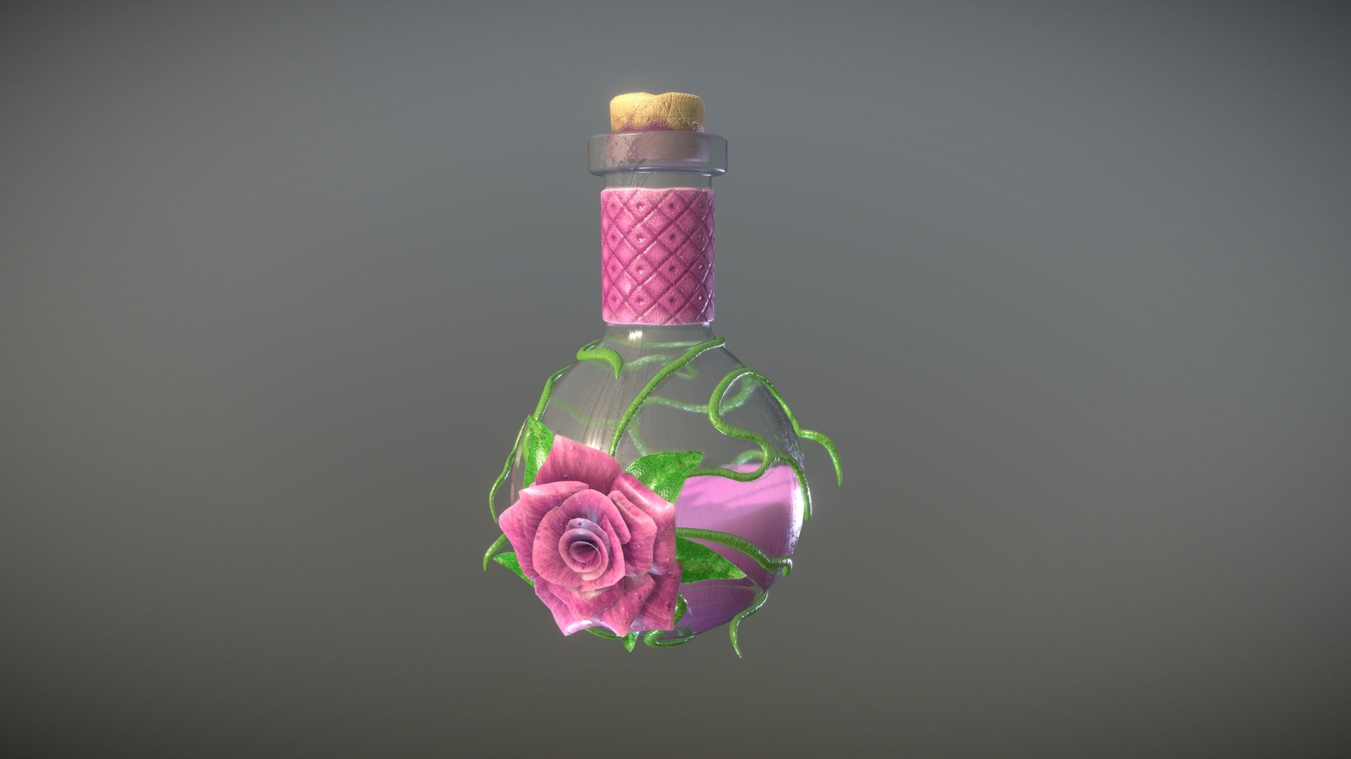 Rose Elixer - 3D model by TaylorBunker [a562c91] - Sketchfab
