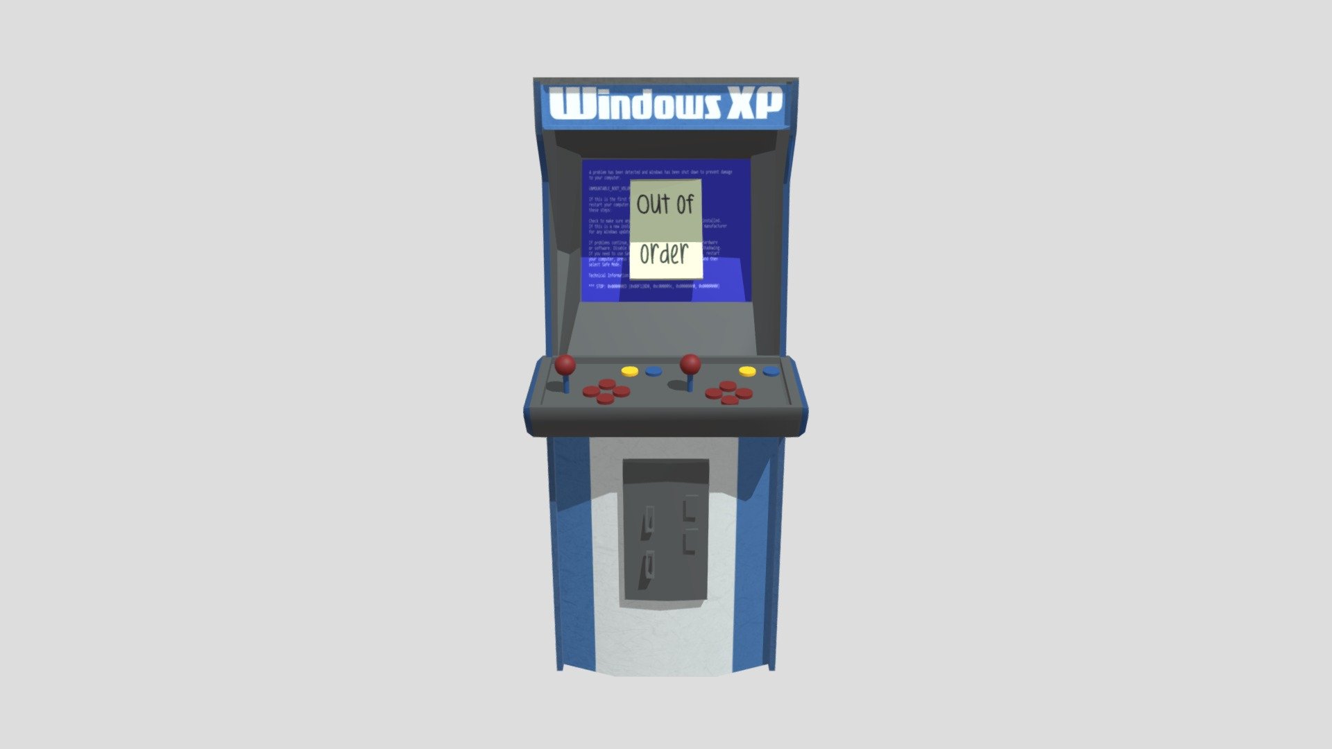 Arcade machine Windows XP - 3D model by Sem Quint (@SemQuint) [a5636f5 ...