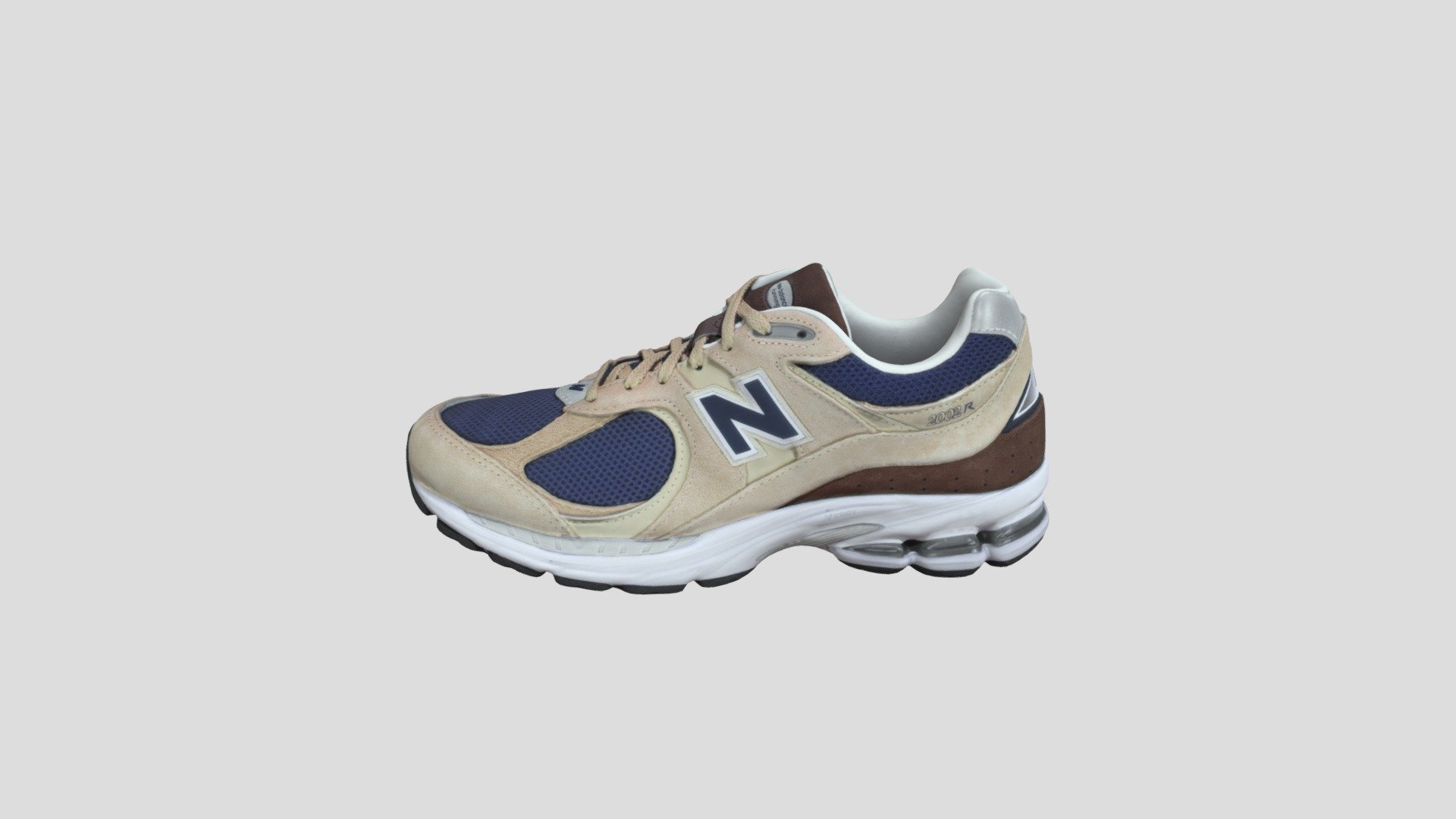 New Balance 2002R系列 米黄_ML2002R5 - 3D model by TRARGUS [a5641ba] - Sketchfab