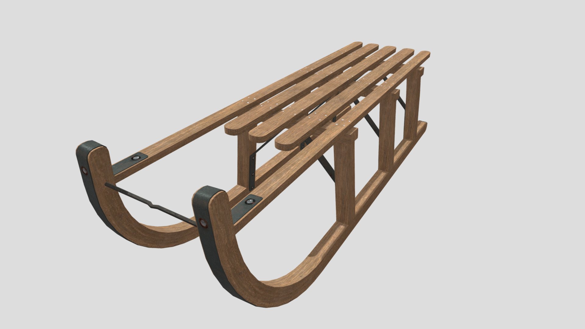 Sled - 3D model by Baik [a564597] - Sketchfab