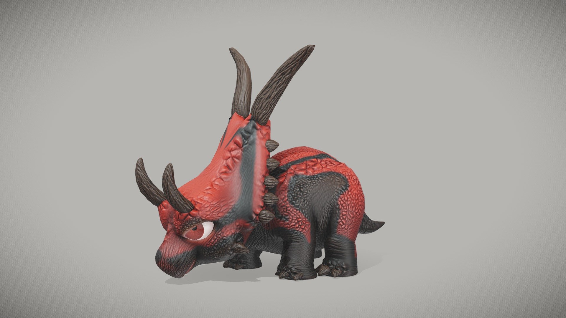 Cartoon Diabloceratops Eatoni - Buy Royalty Free 3D model by Kyan0s ...