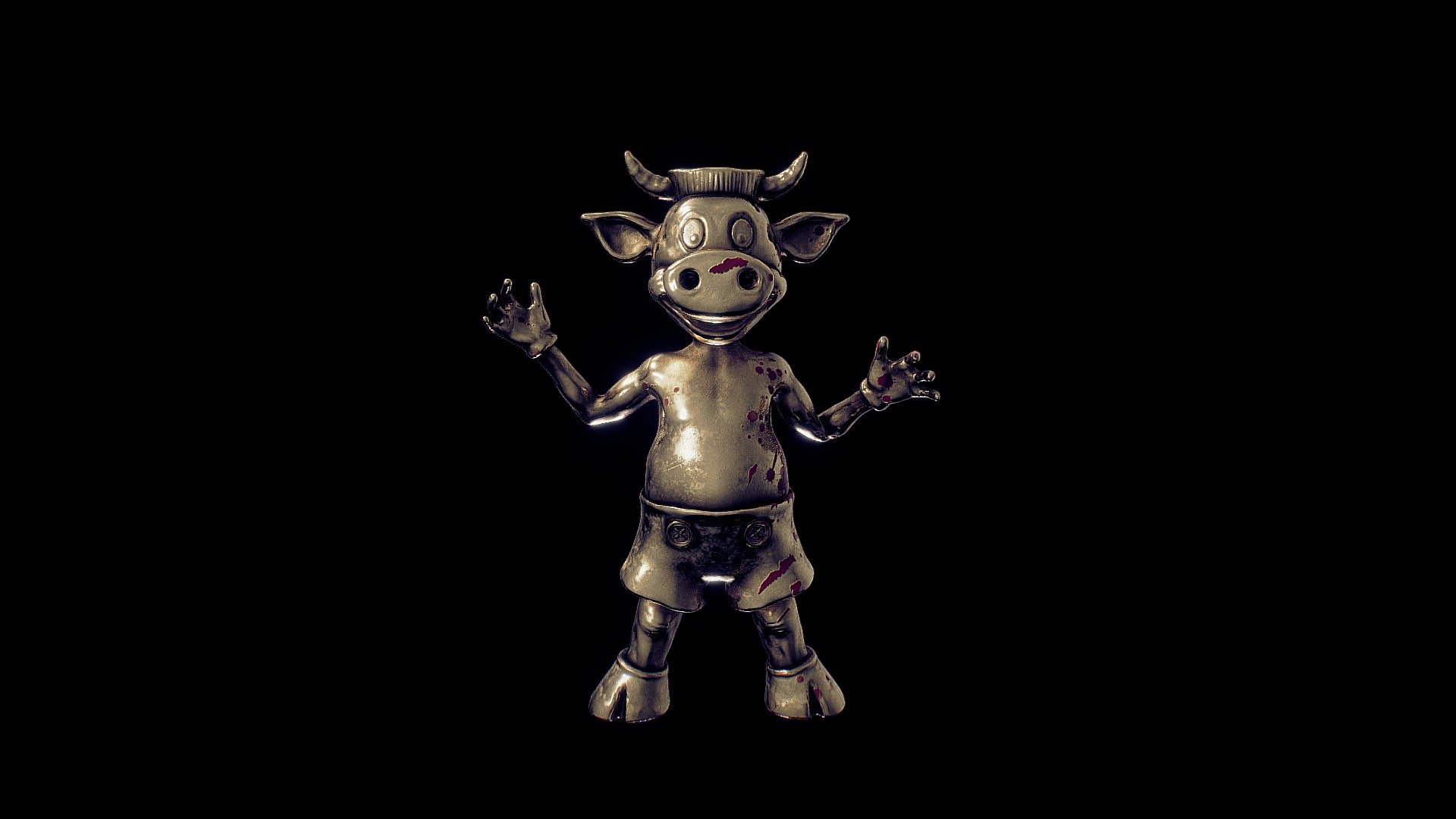 Mooby the Golden Calf - Download Free 3D model by Aleksandr Sagidullin ...