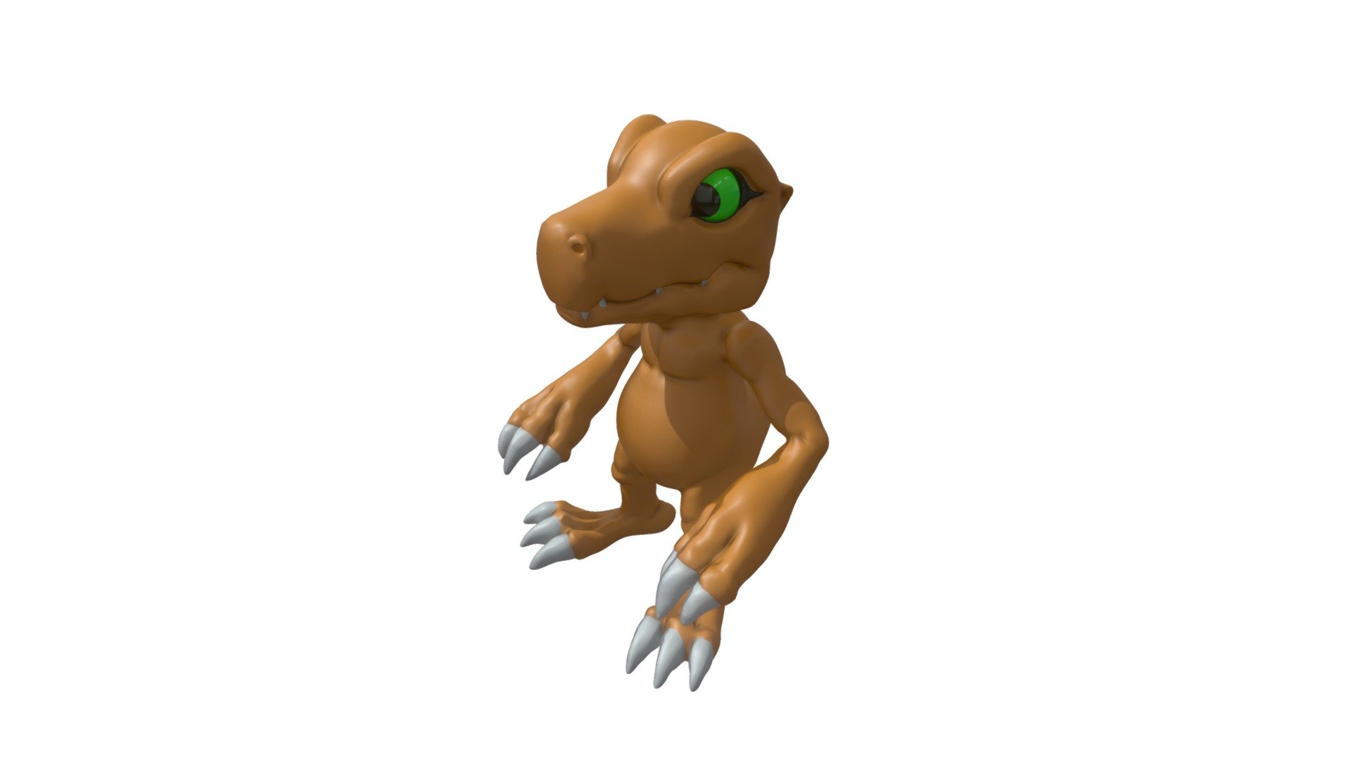 Agumon - Download Free 3D model by AndriyVladykin [a568062] - Sketchfab