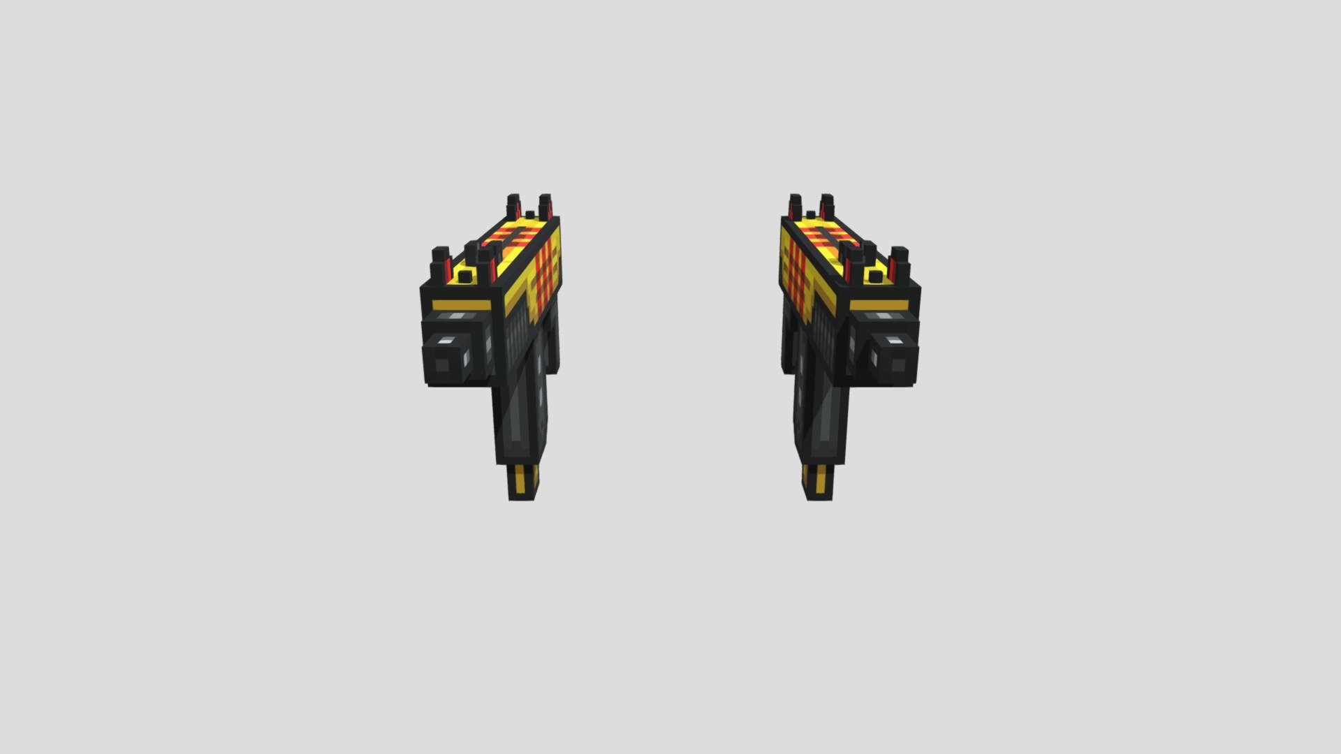 Dual Uzi Model Pixel Gun 3D - Download Free 3D model by FREAXZGaming ...