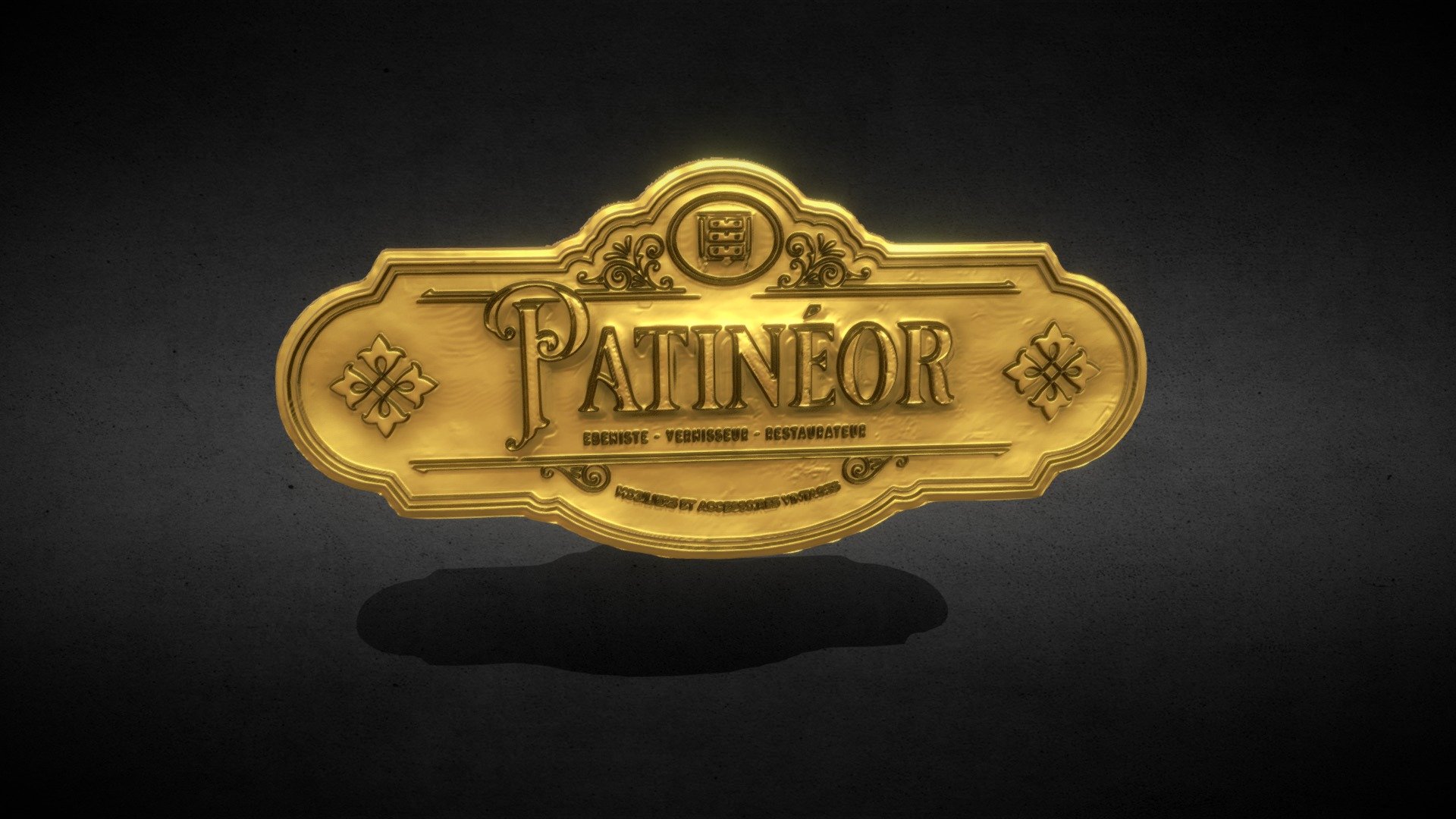 Plaque Patineor - 3D model by Luminance Design (@luminancedesign ...