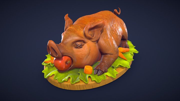Pig 3D models - Sketchfab