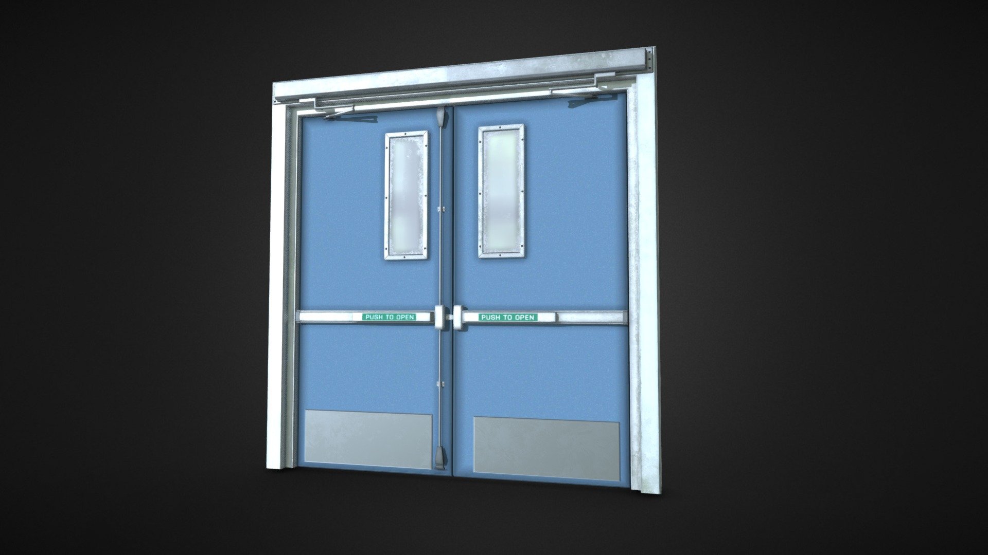 Emergency Door - 3D model by Allan.S [a570a0d] - Sketchfab