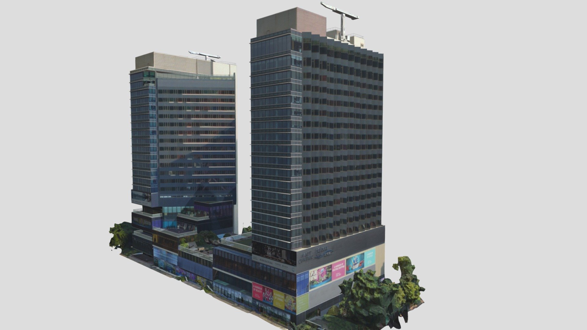 Hyatt Centric Victoria Harbour HK North-Point - Download Free 3D model ...