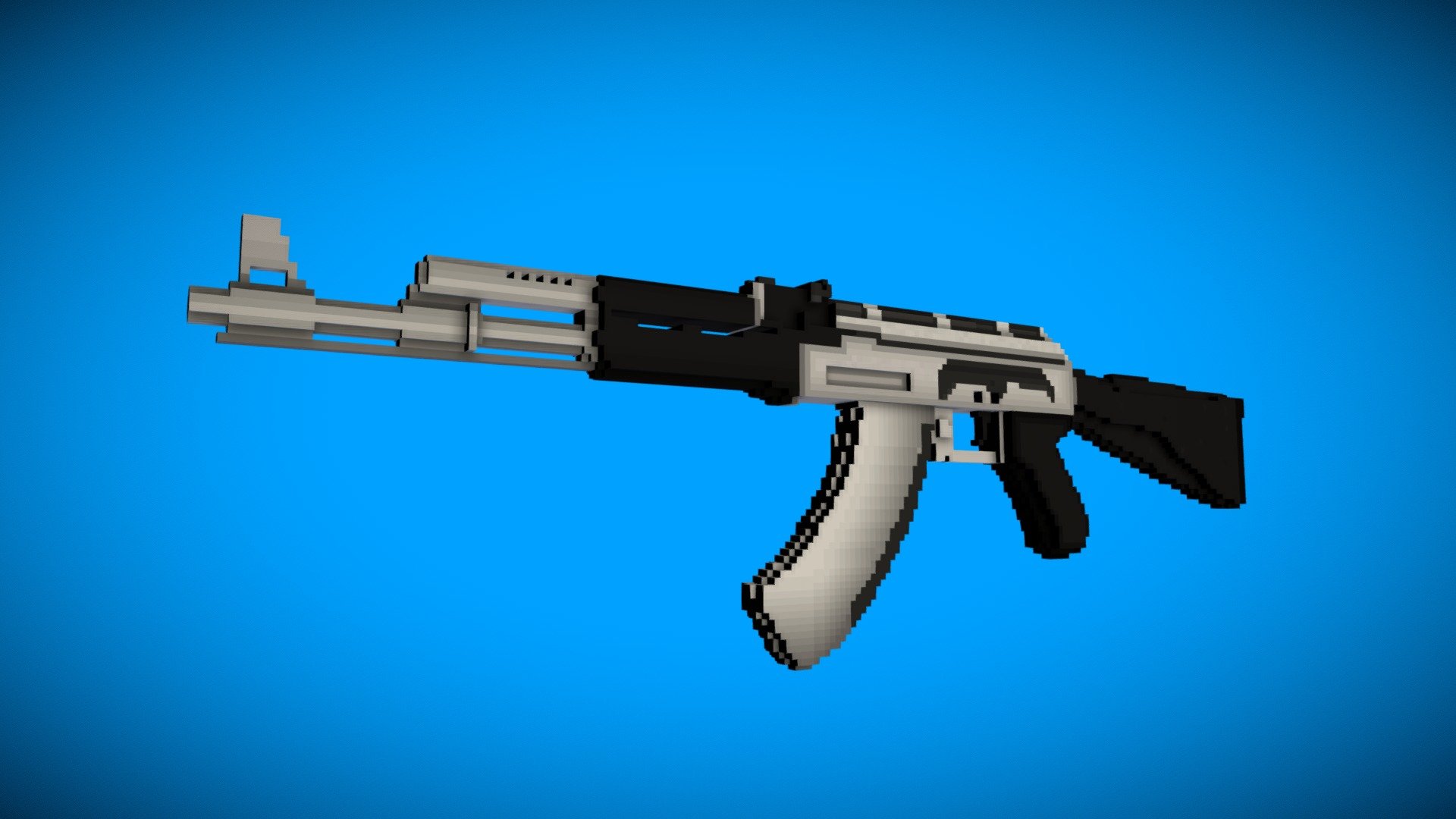 AK47 | Silver - Cubik Studio - 3D model by Tung Linh (@tlinhh.41 ...