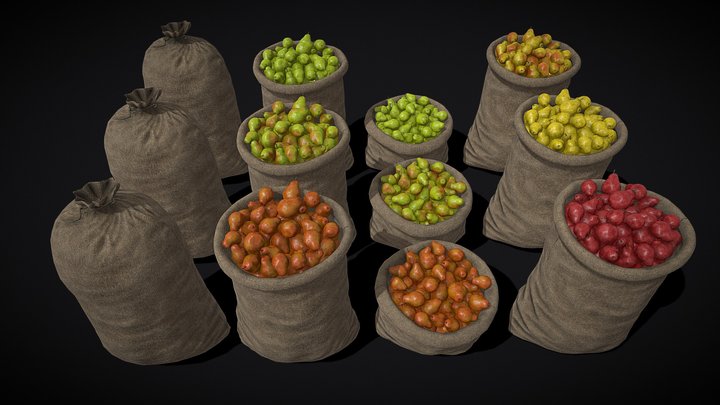 Fruits 3D models - Sketchfab