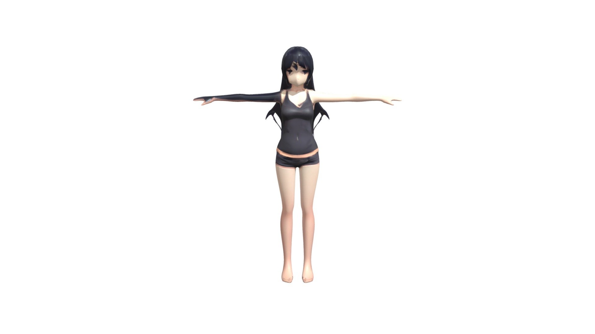 Anime girl - Download Free 3D model by souhai (@souhailstupido0 ...