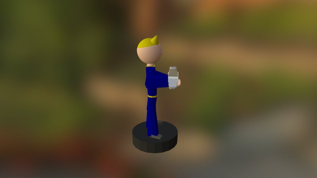 Vault Boy - Download Free 3D model by Tom Waude (@tomwaude) [a575382 ...