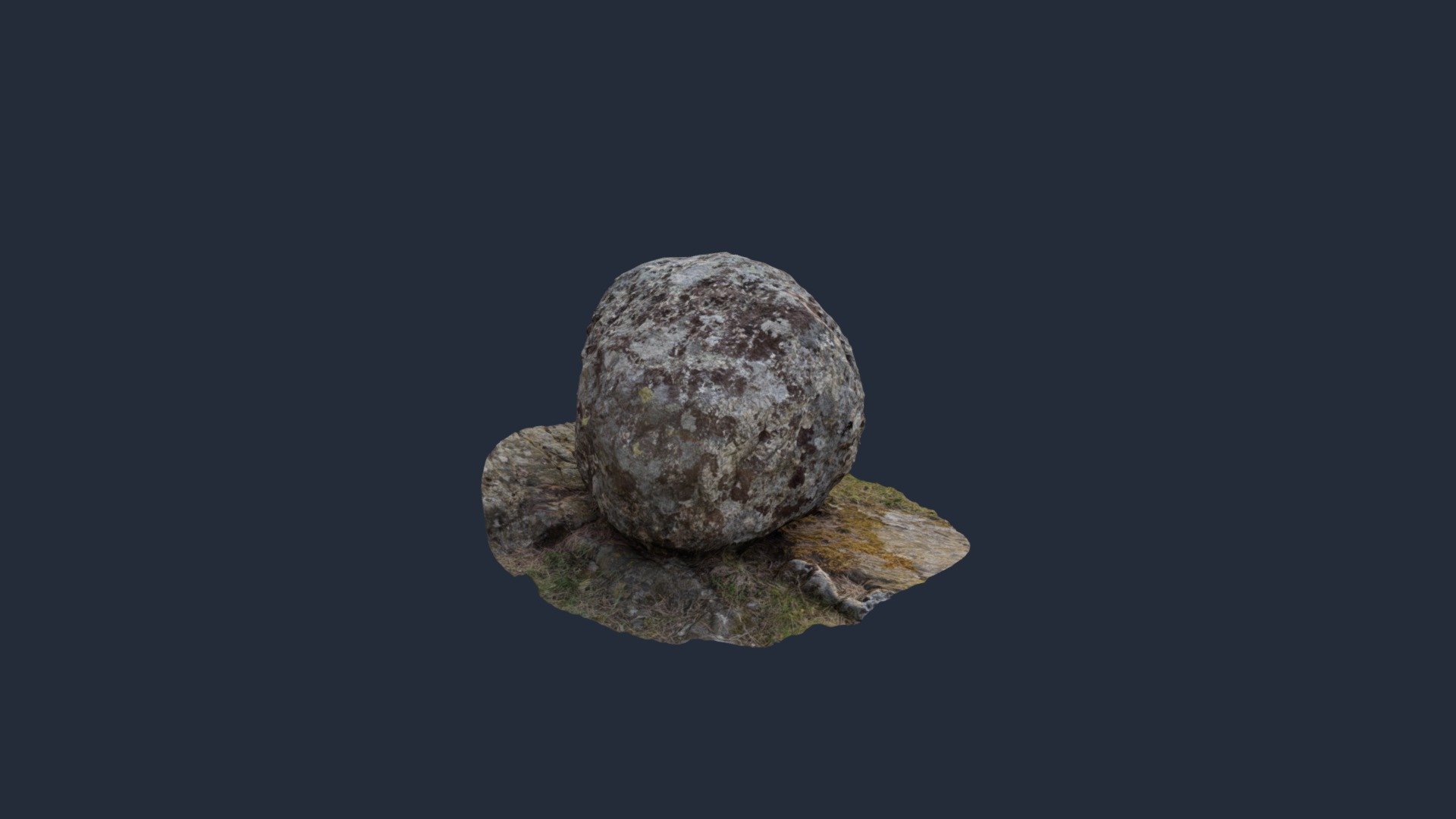 Big Round Rock - Download Free 3D model by 3DLandskap.no (@3dlandskap ...