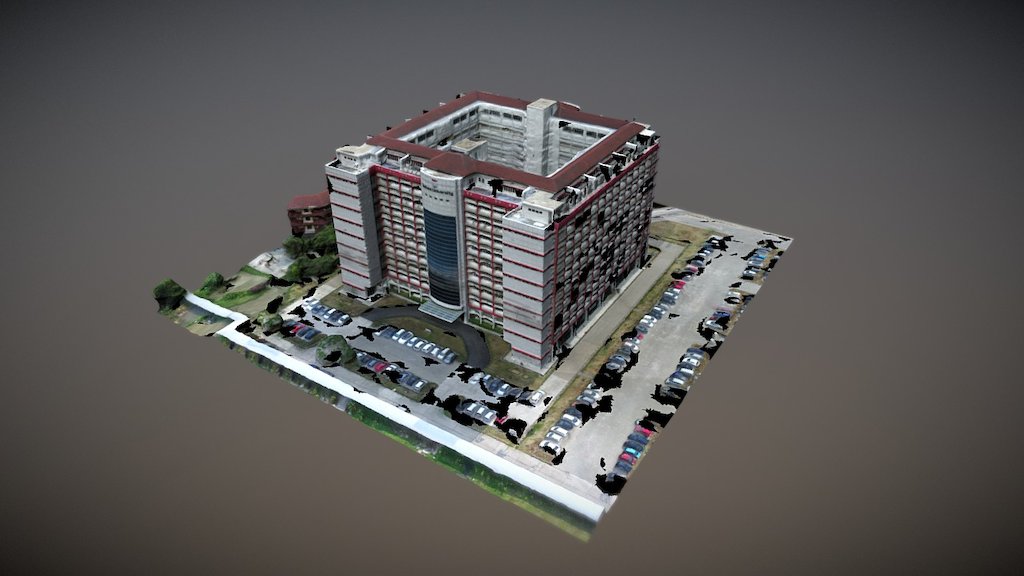 Gedung Telkom University - Download Free 3D model by Terra Drone ...