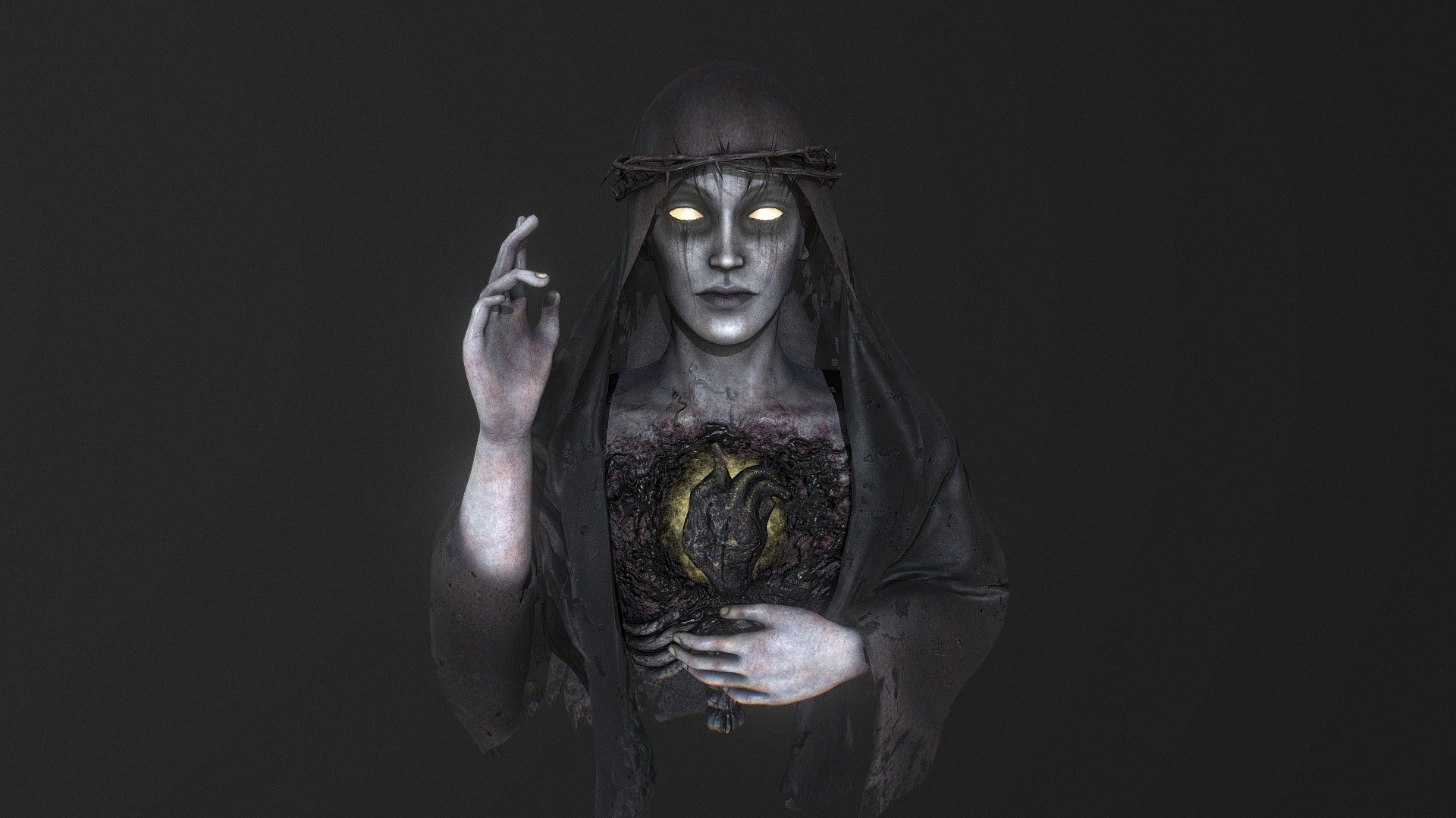 Undead woman - 3D model by rin_v (@vasylenko1karyna) [a578504] - Sketchfab