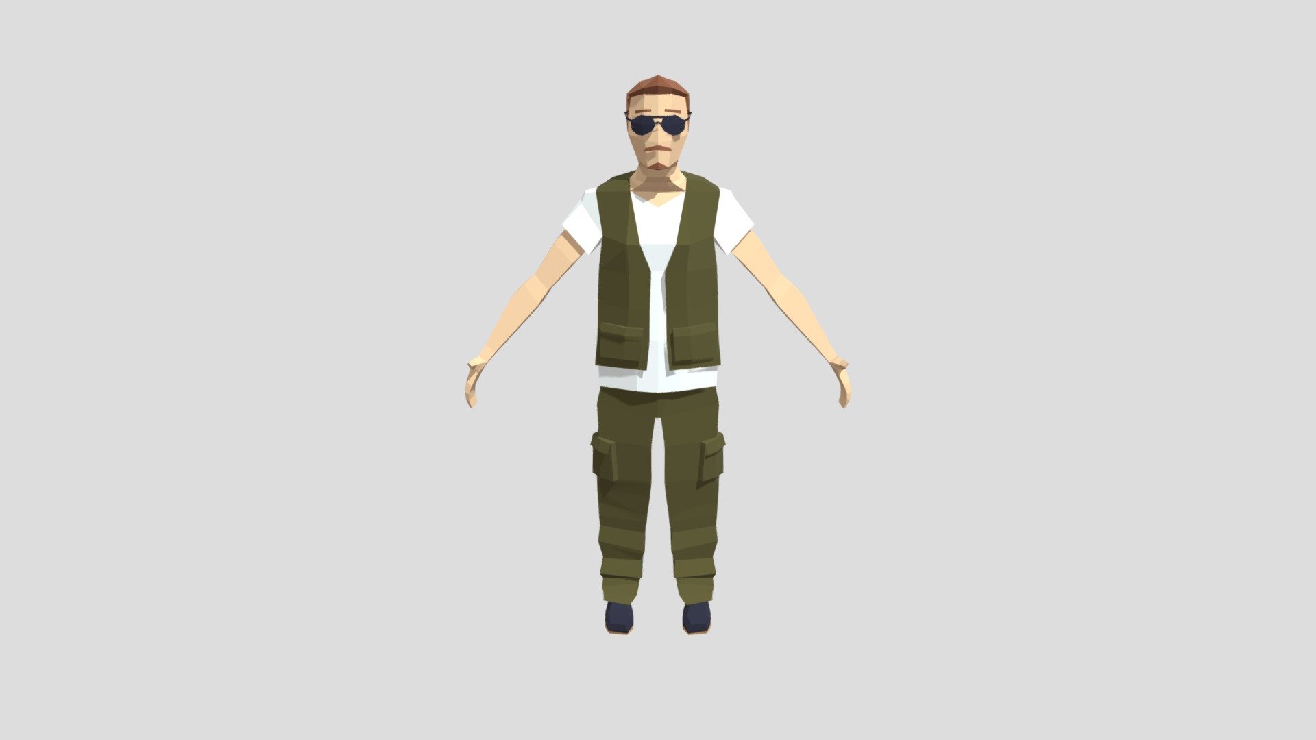 Low Poly Male 02 A - Download Free 3D model by yancharkin [a57a75e ...