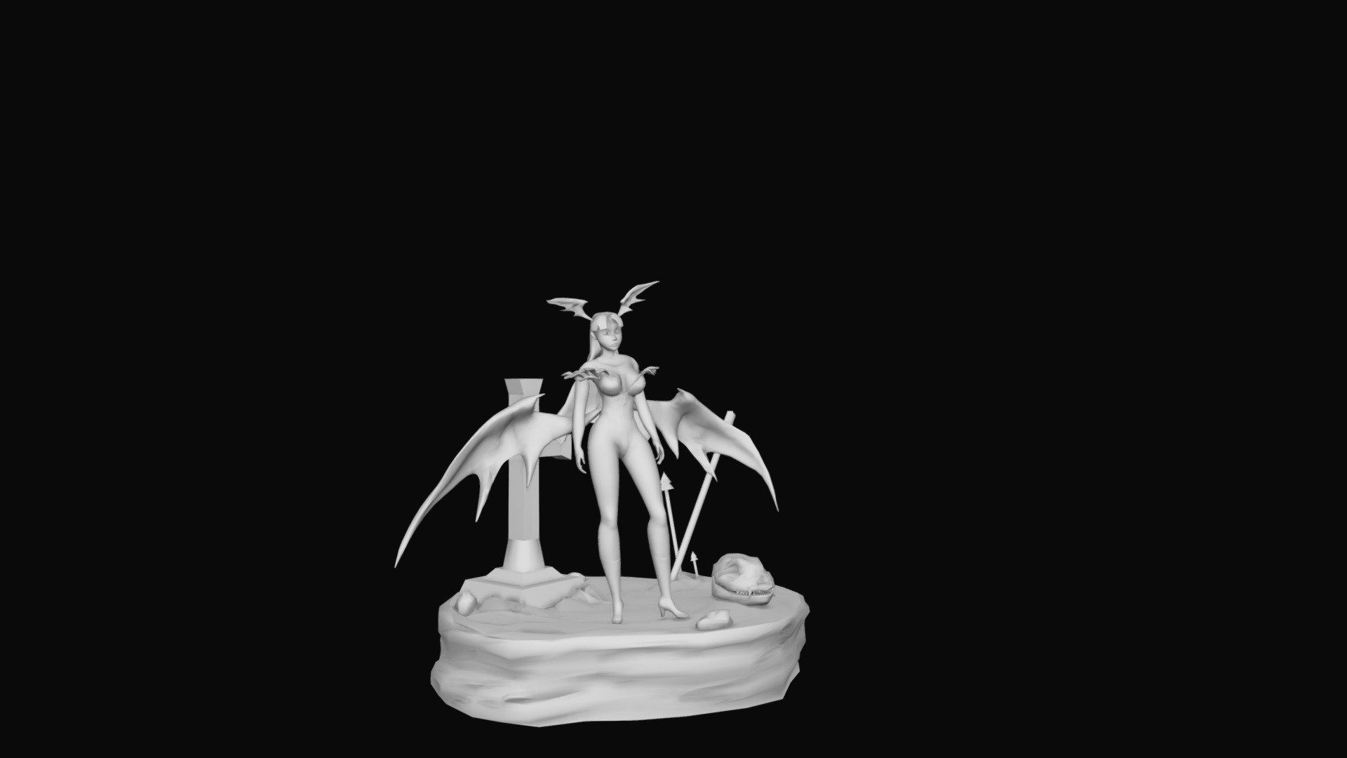 Morrigan Aensland_Darkstalkers_Model3D - 3D model by yina.gotheticus67 ...