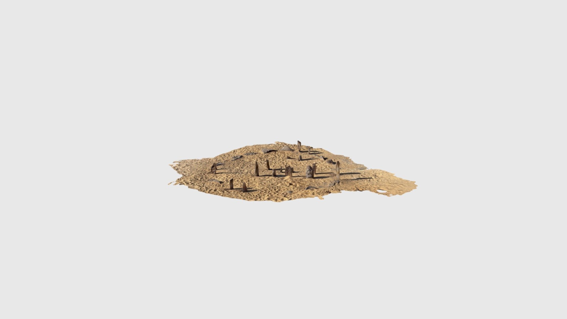 Nabta Playa Stone Circle, Egypt - Download Free 3D model by ...