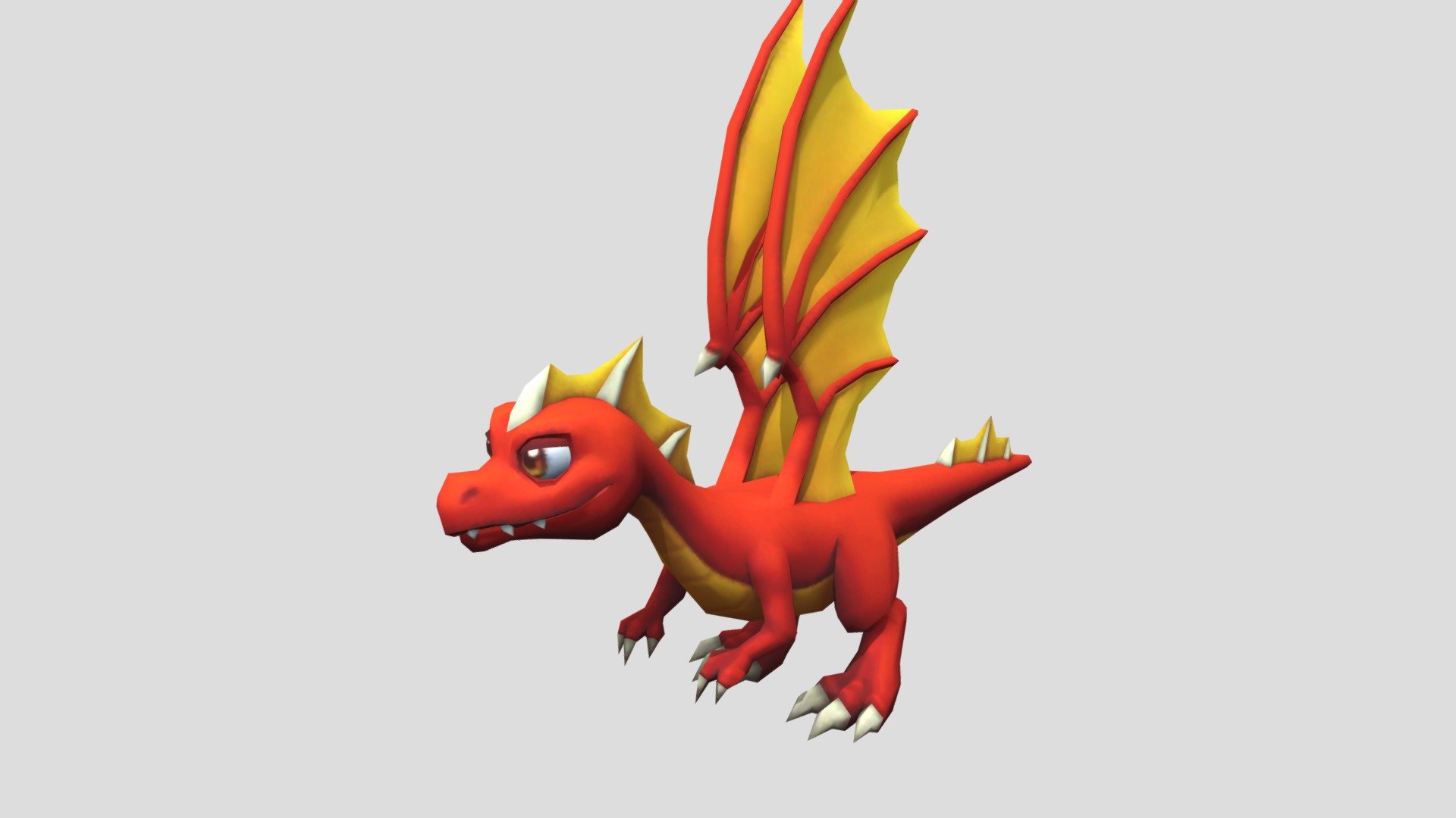 Fire Dragon - Download Free 3D model by LunaEagle [a57fc57] - Sketchfab