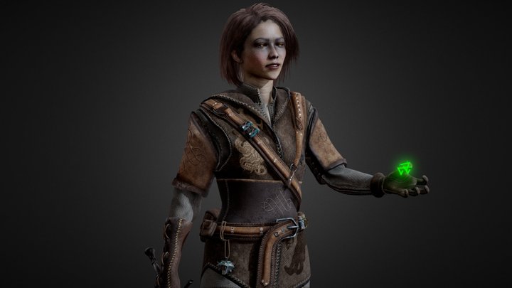 Charactermodel 3D models - Sketchfab