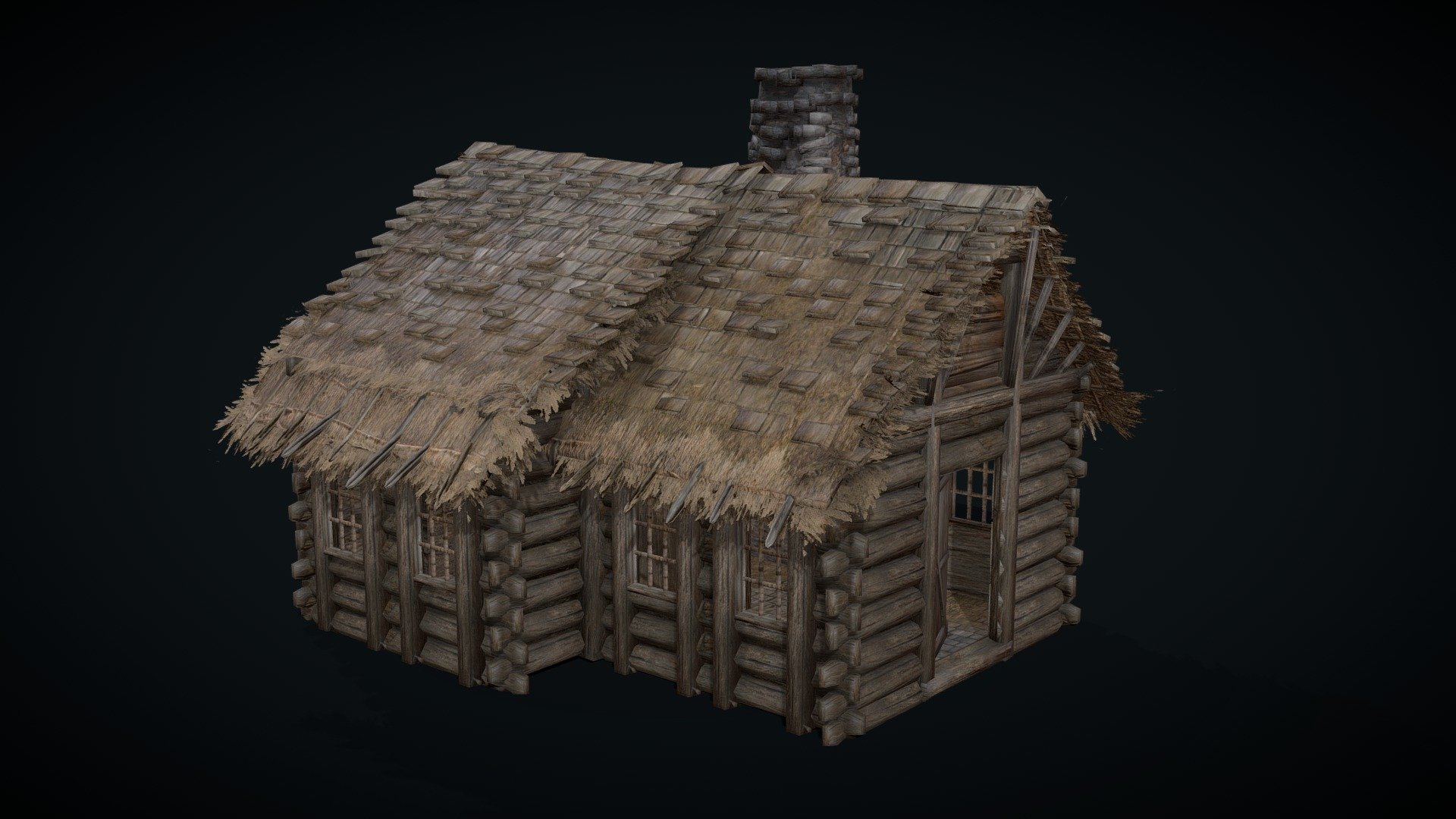 Cottage House - 3D model by Tymon Harlender (@tharlender) [a580894 ...