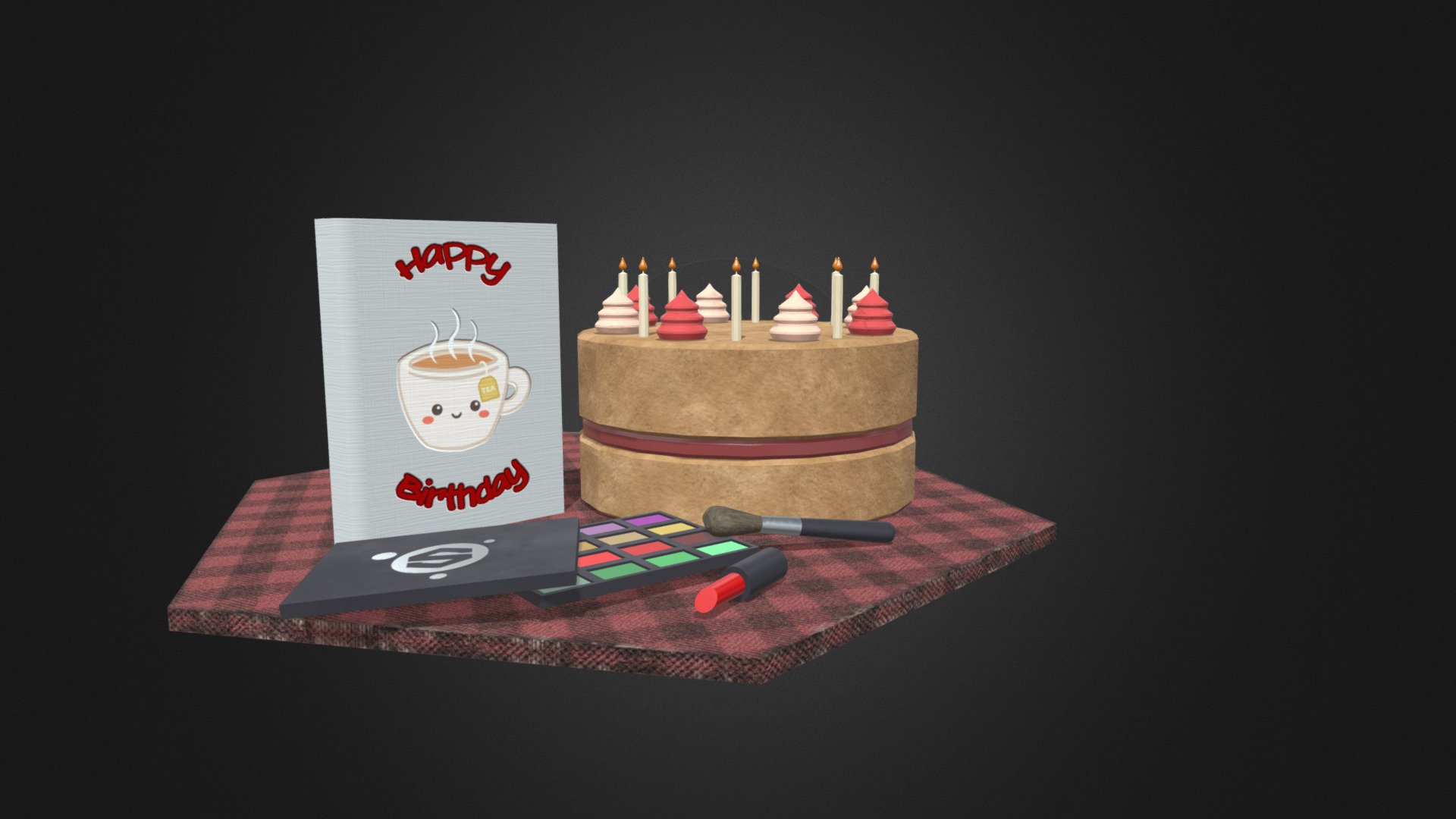Happy Birthday! - Download Free 3D model by ZachWilkins1997 [a581dab ...
