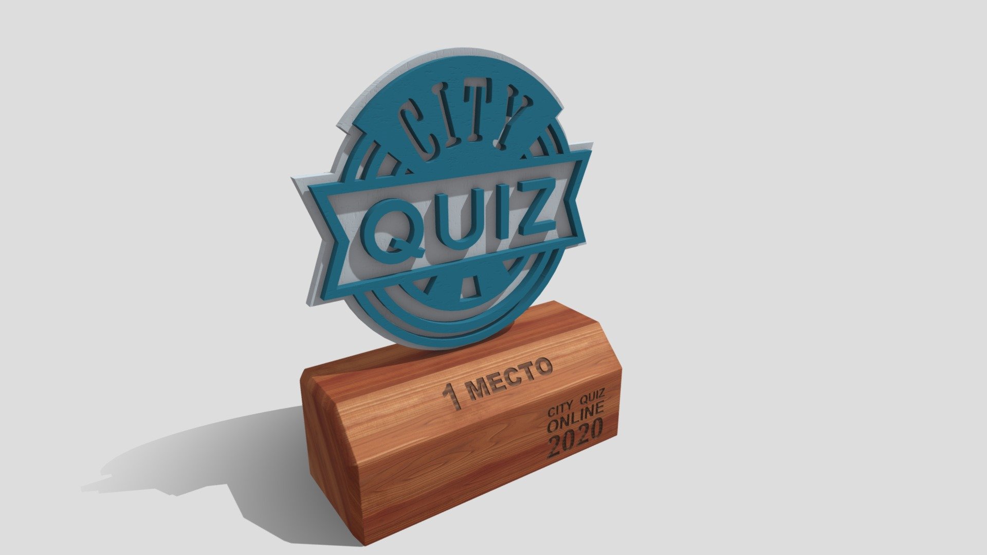 First Place QUIZ test - Download Free 3D model by City (@yurikrsk24 ...