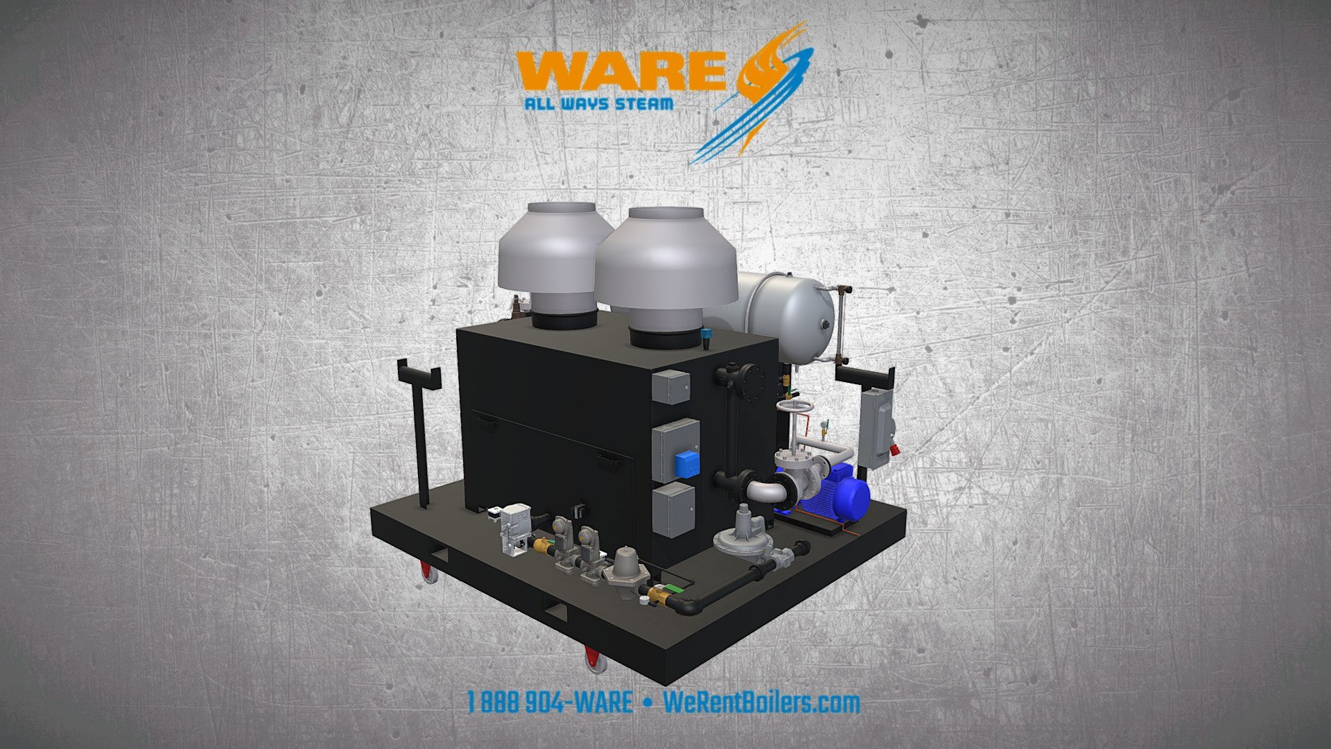 70 HP HOT WATER HEATER SKID - 3D model by WARE (@Ware_Inc) [a5835ab ...