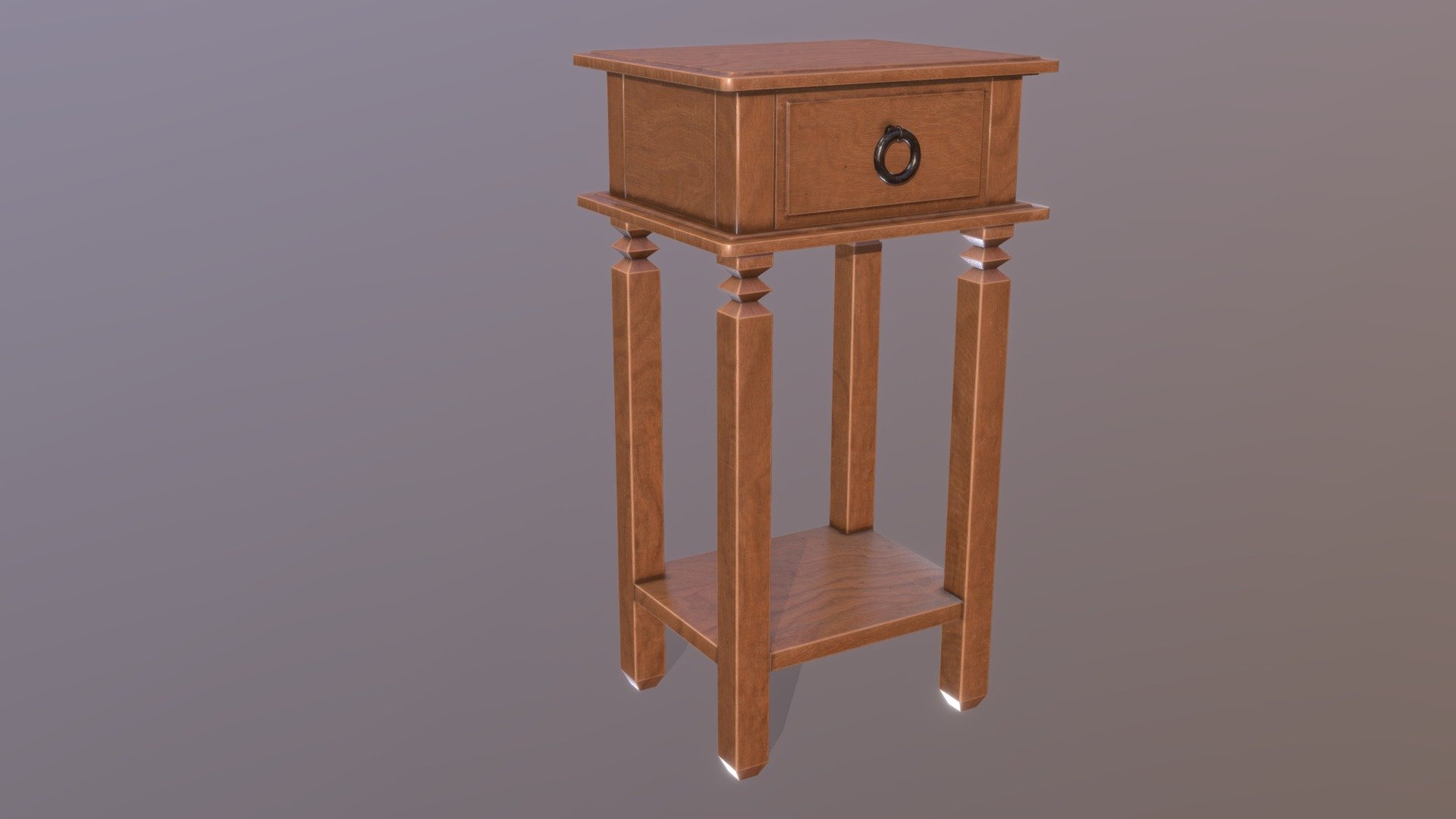 Antique Wood Table - 3D model by notnowjohn [a5857dc] - Sketchfab