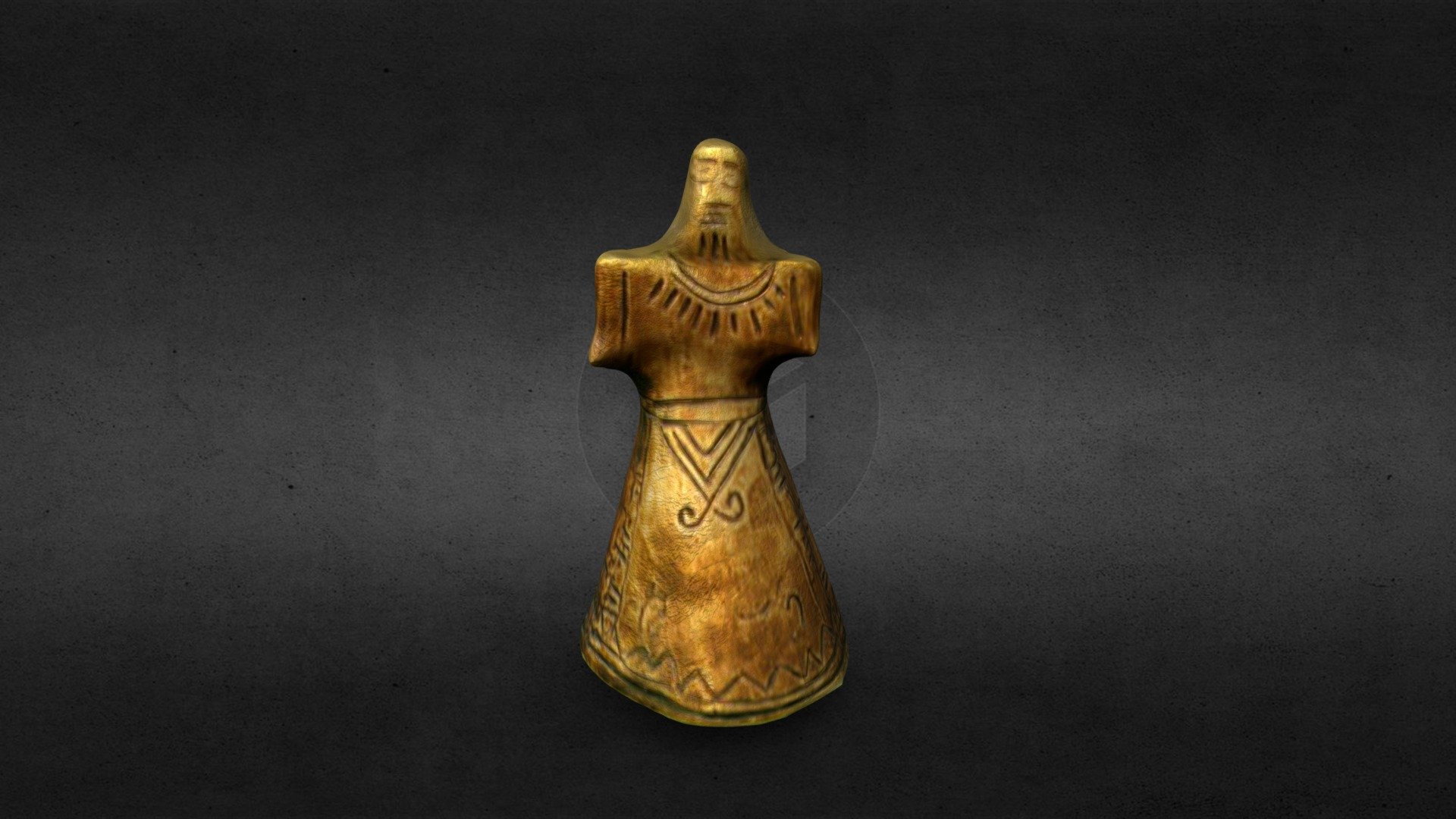 Bronze Age Idol - 3D model by Atelier.M [a588413] - Sketchfab