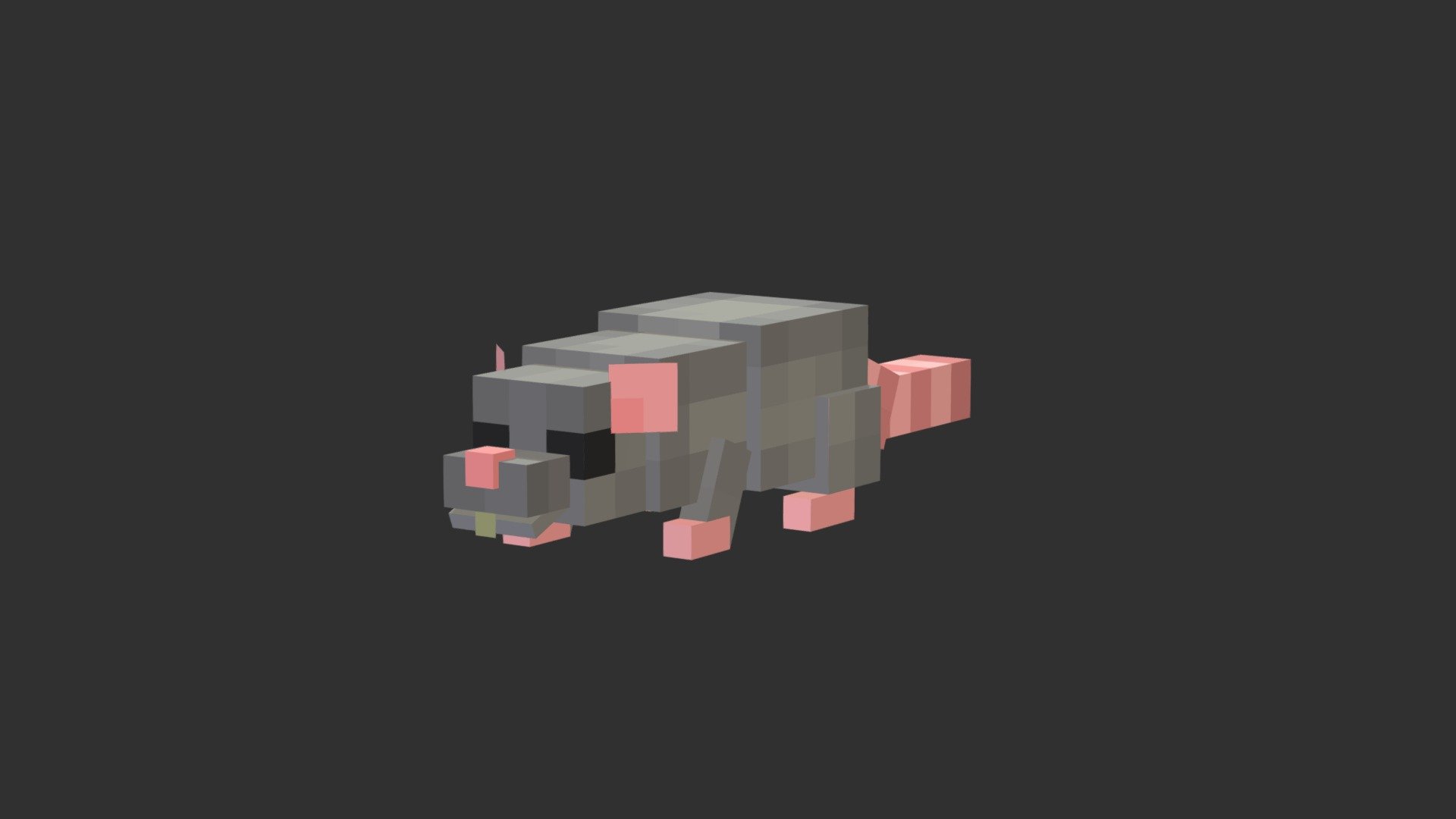 Baby Rat (Minecraft Mob) - 3D model by Bdog (@barkangel) [a5888af ...