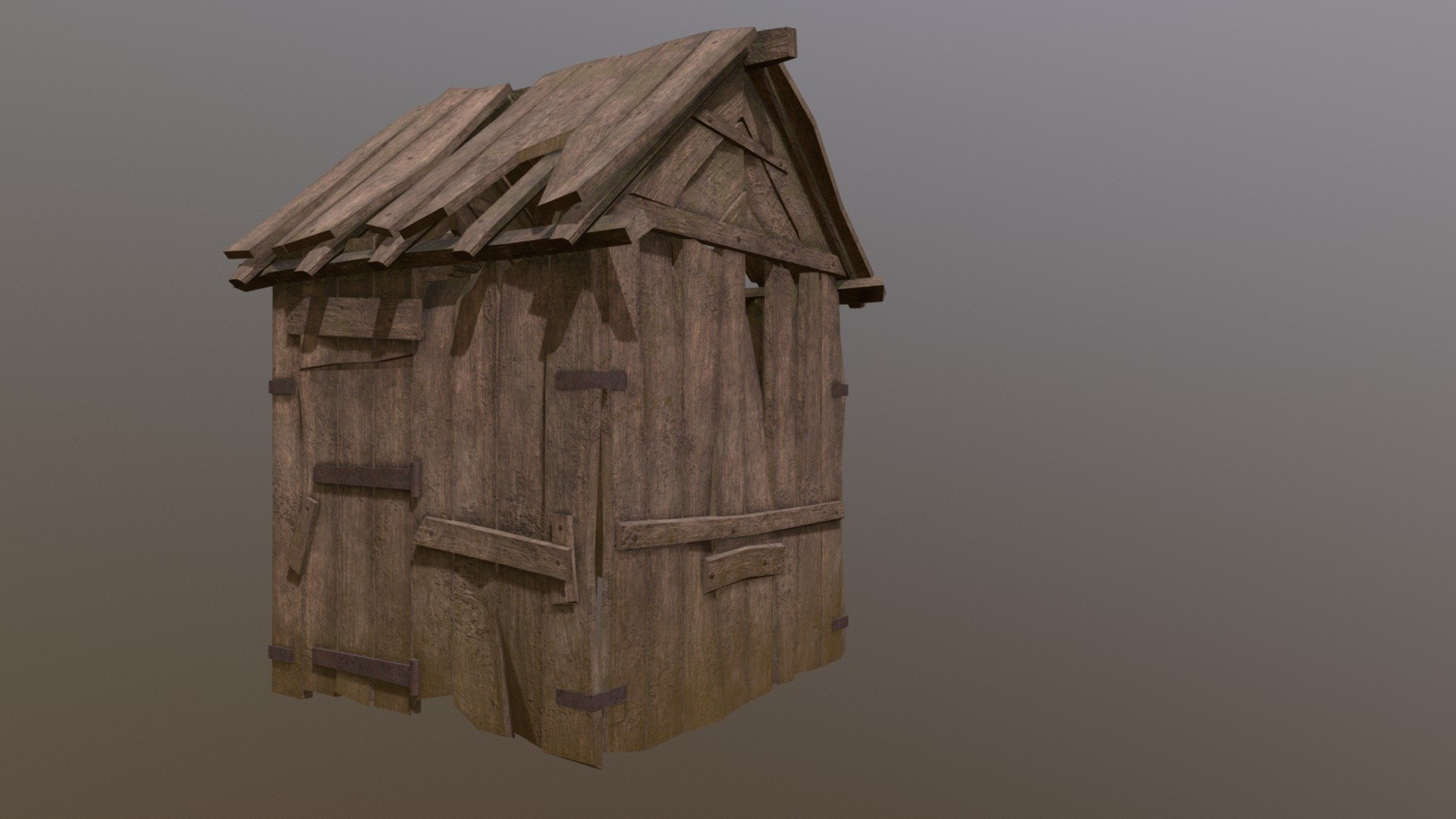 Wooden Shack 3 - 3D model by jarjarguy [a588aa5] - Sketchfab