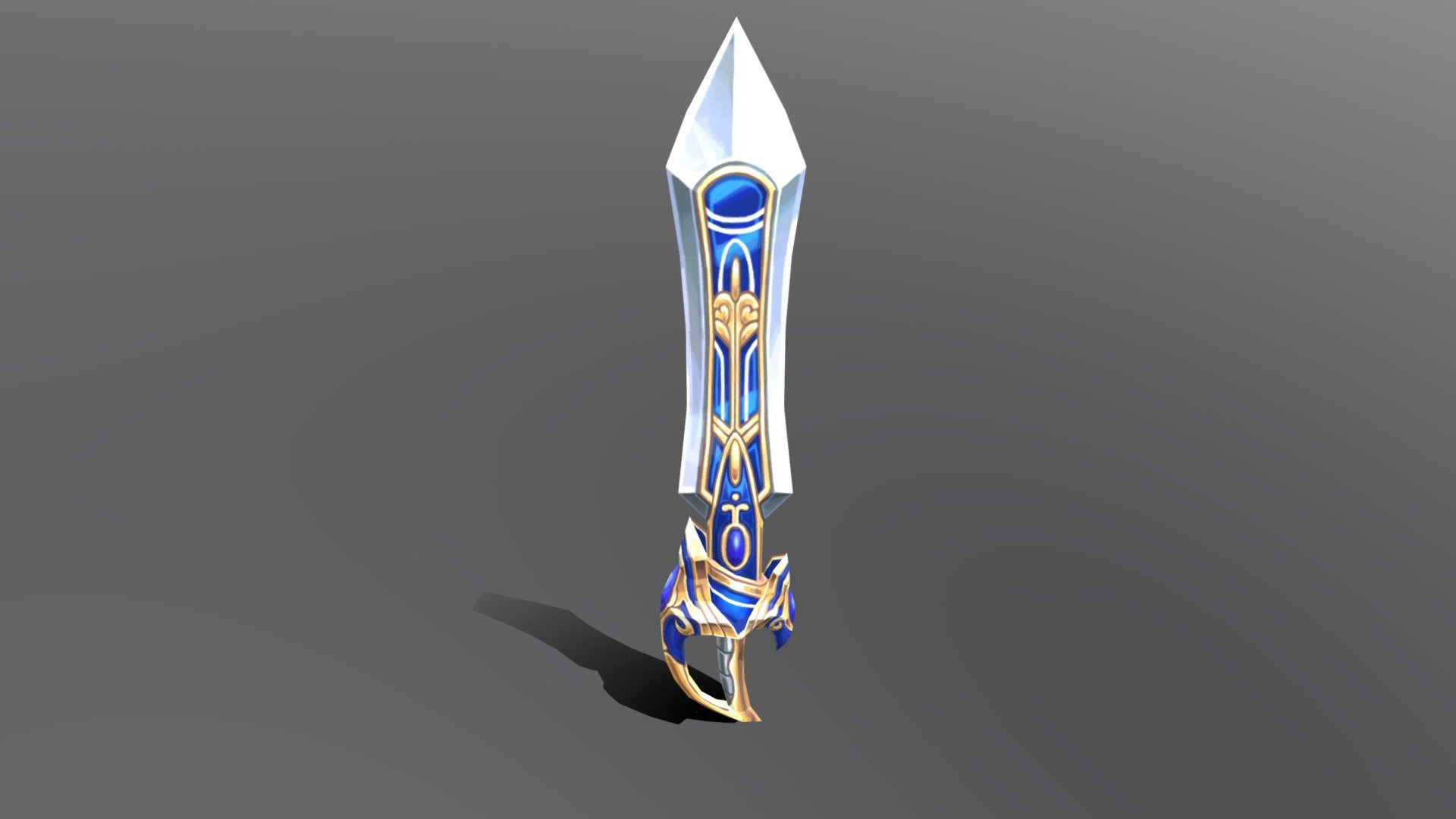 Weapon Blue Sword - 3D model by BiNG (@universobing) [a589c35] - Sketchfab
