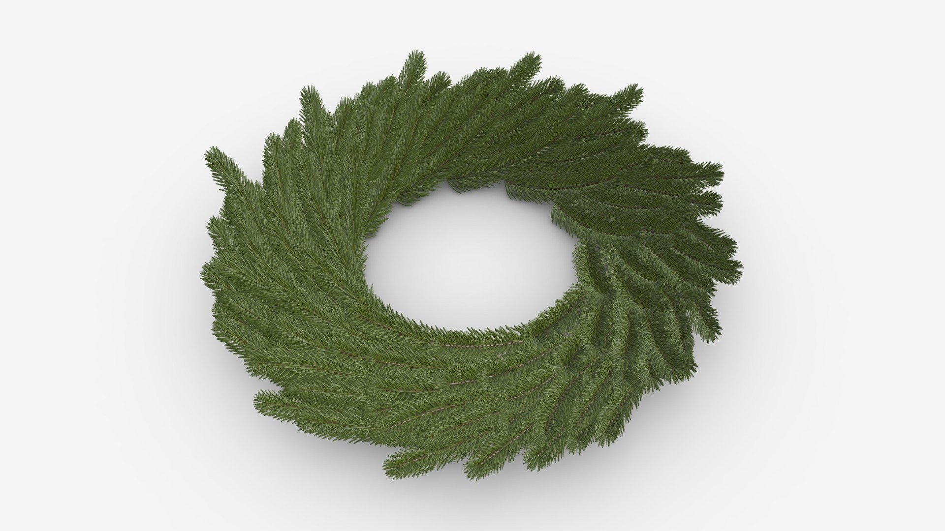 Christmas wreath 03 - Buy Royalty Free 3D model by HQ3DMOD ...