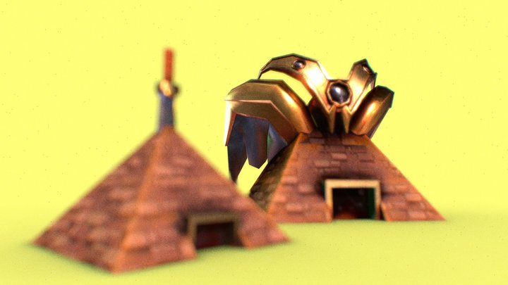 Modello Di Piramide 3d