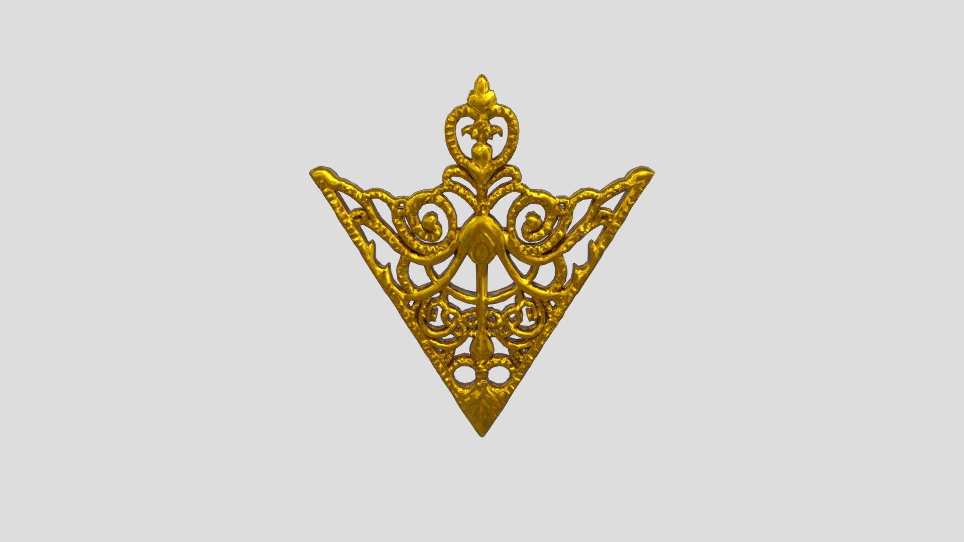 Golden Emblem - Download Free 3D model by alex10avesdeoliveira [a58ce87 ...